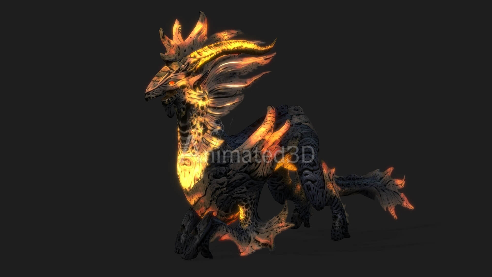 Qilin A2 Animated - 3D Model by Animated3d