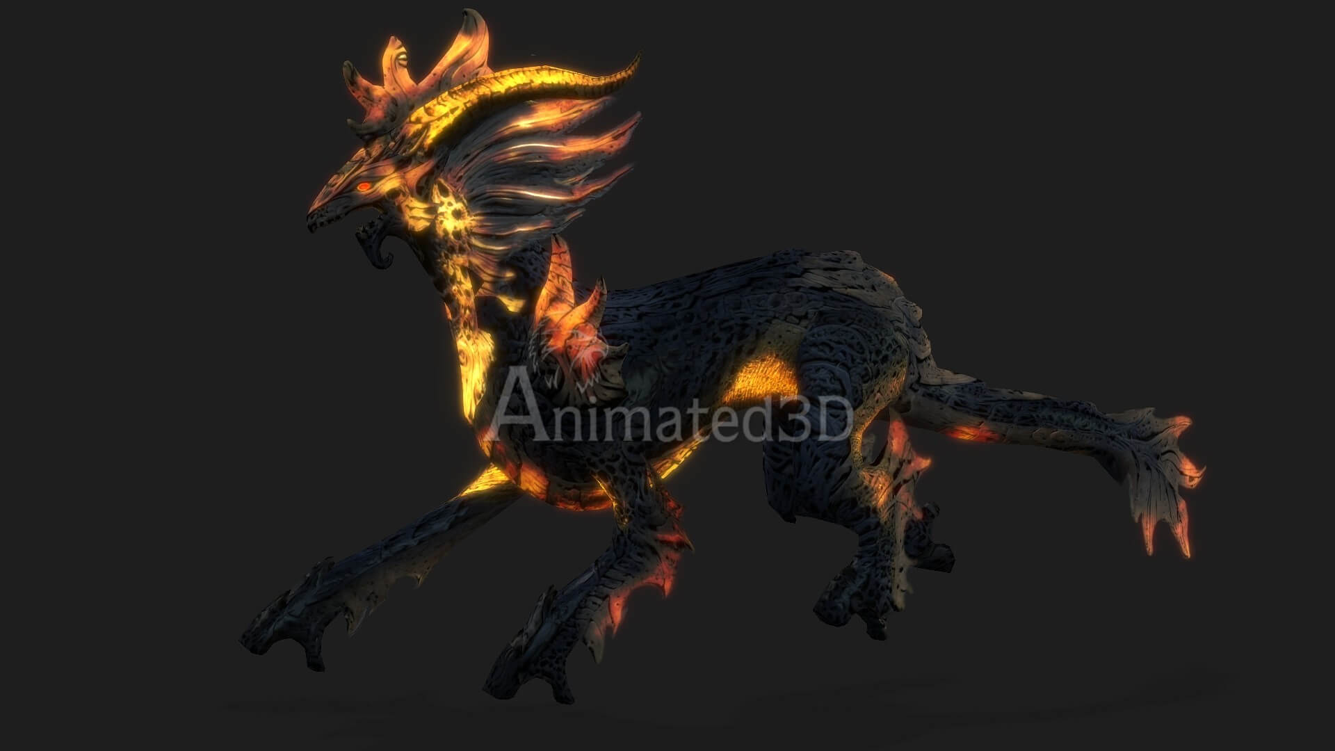 Qilin A2 Animated - 3D Model by Animated3d