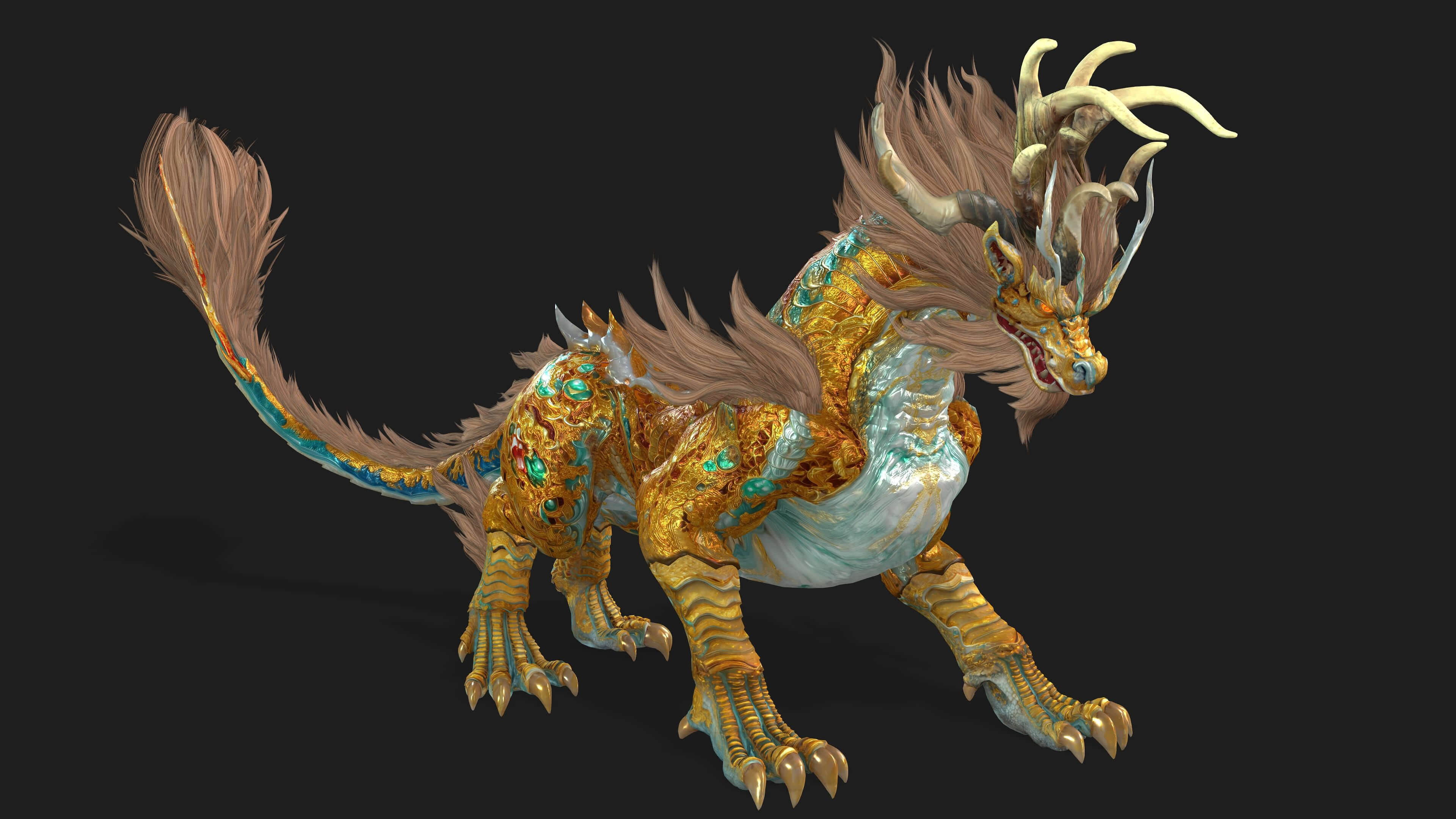 Qilin-C2-Animated 3D Animation by Animated3d