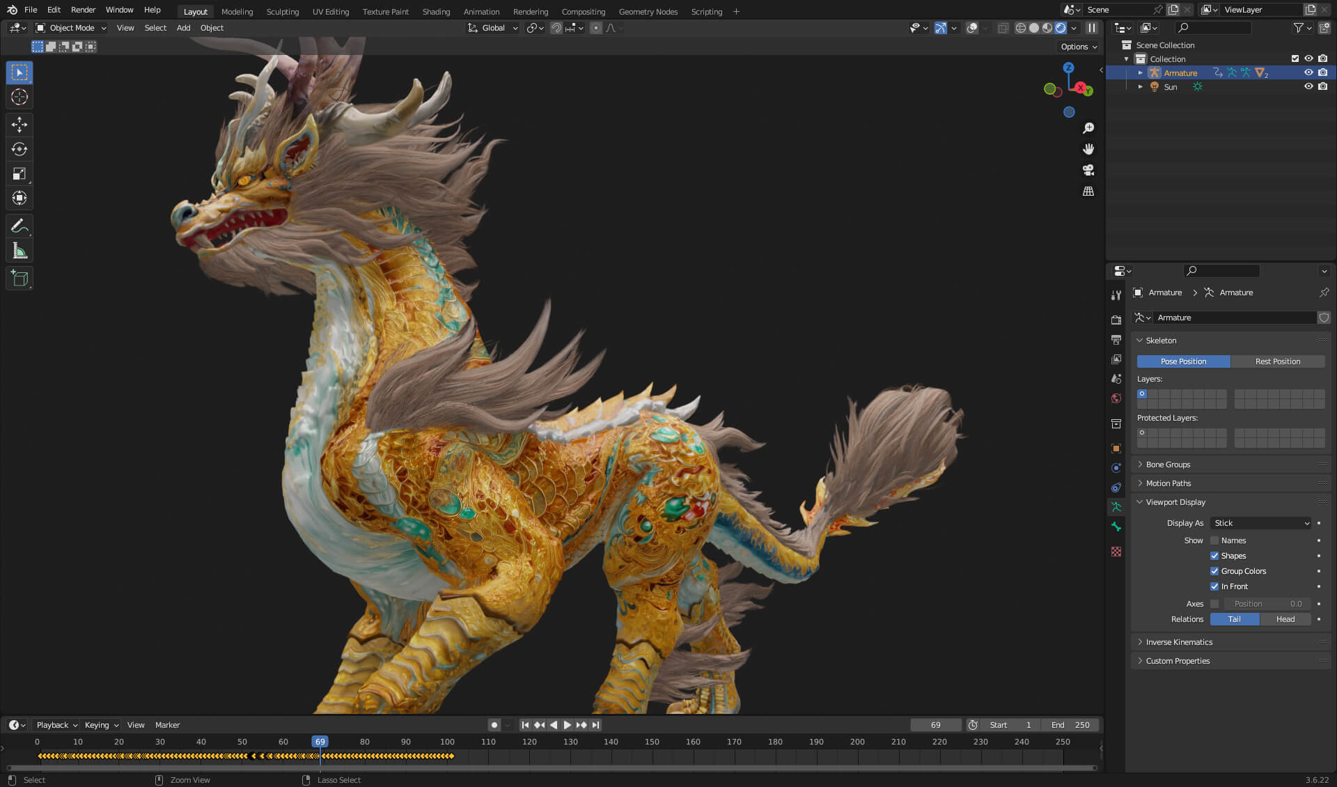 Qilin-C2-Animated 3D Animation by Animated3d