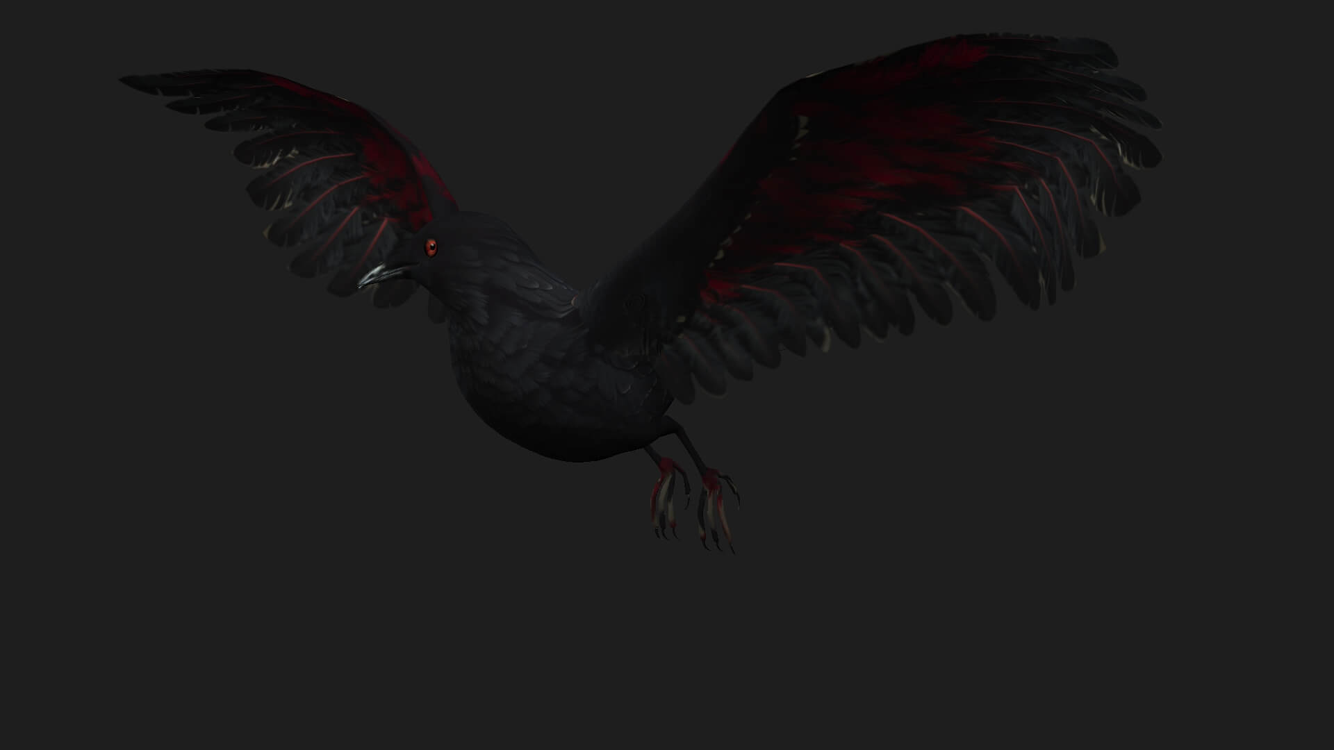 Raven A1 Animated - 3D Model by Animated3d