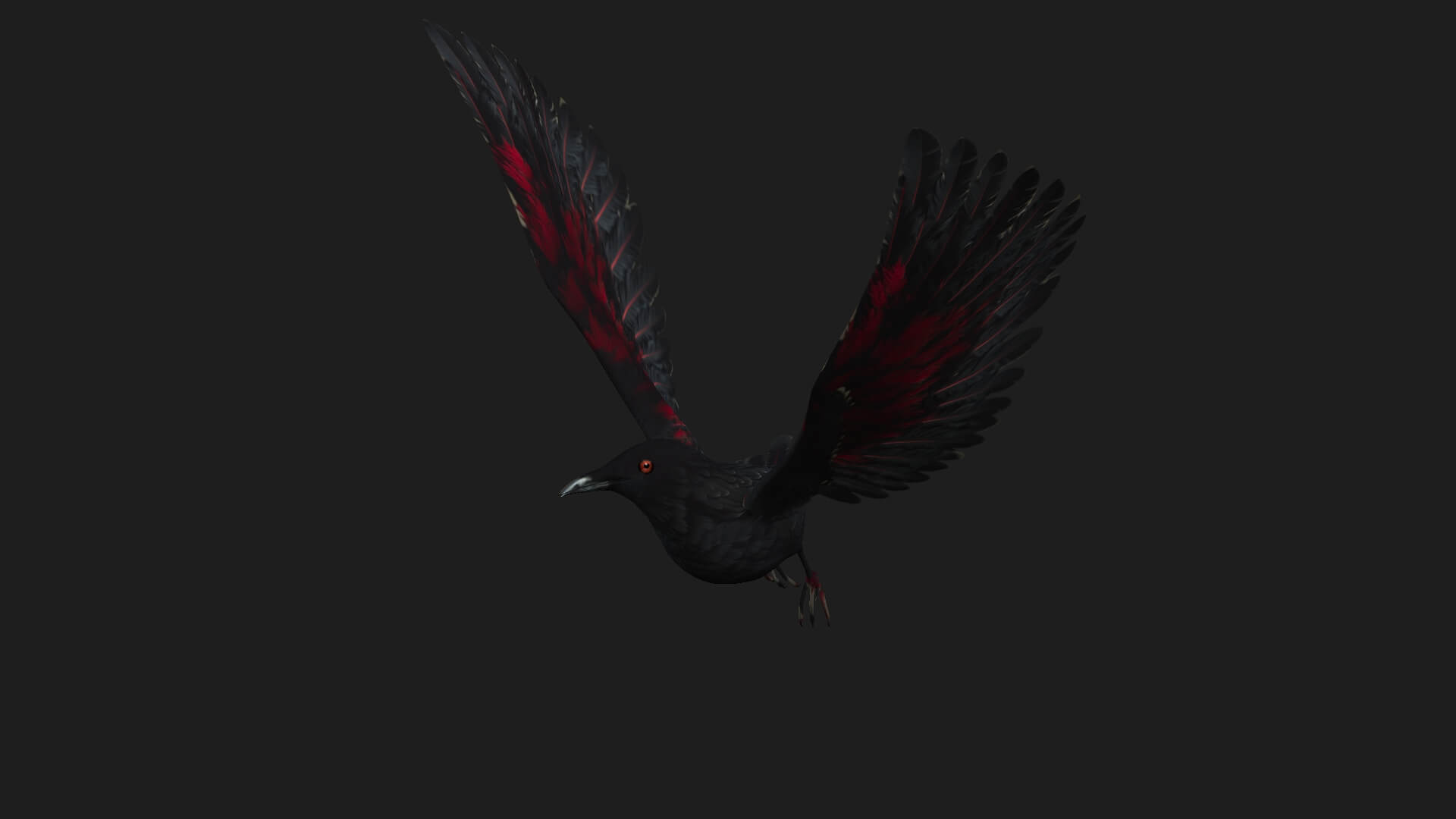 Raven A1 Animated - 3D Model by Animated3d