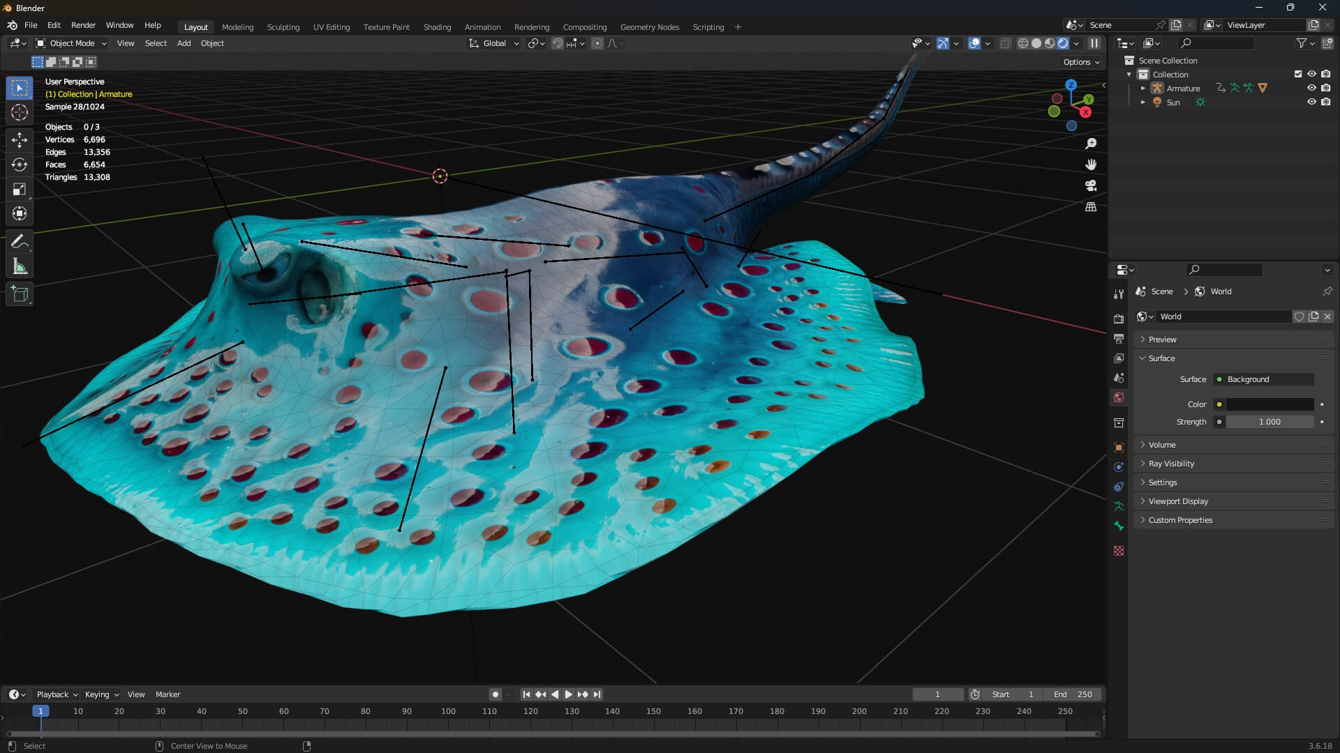 Ray Fish-A1-Animated 3D Animation by Animated3d