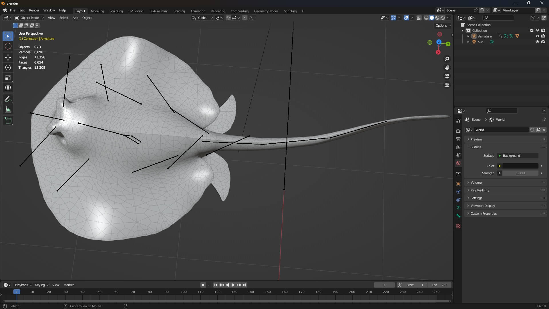 Ray Fish-A1-Animated 3D Animation by Animated3d