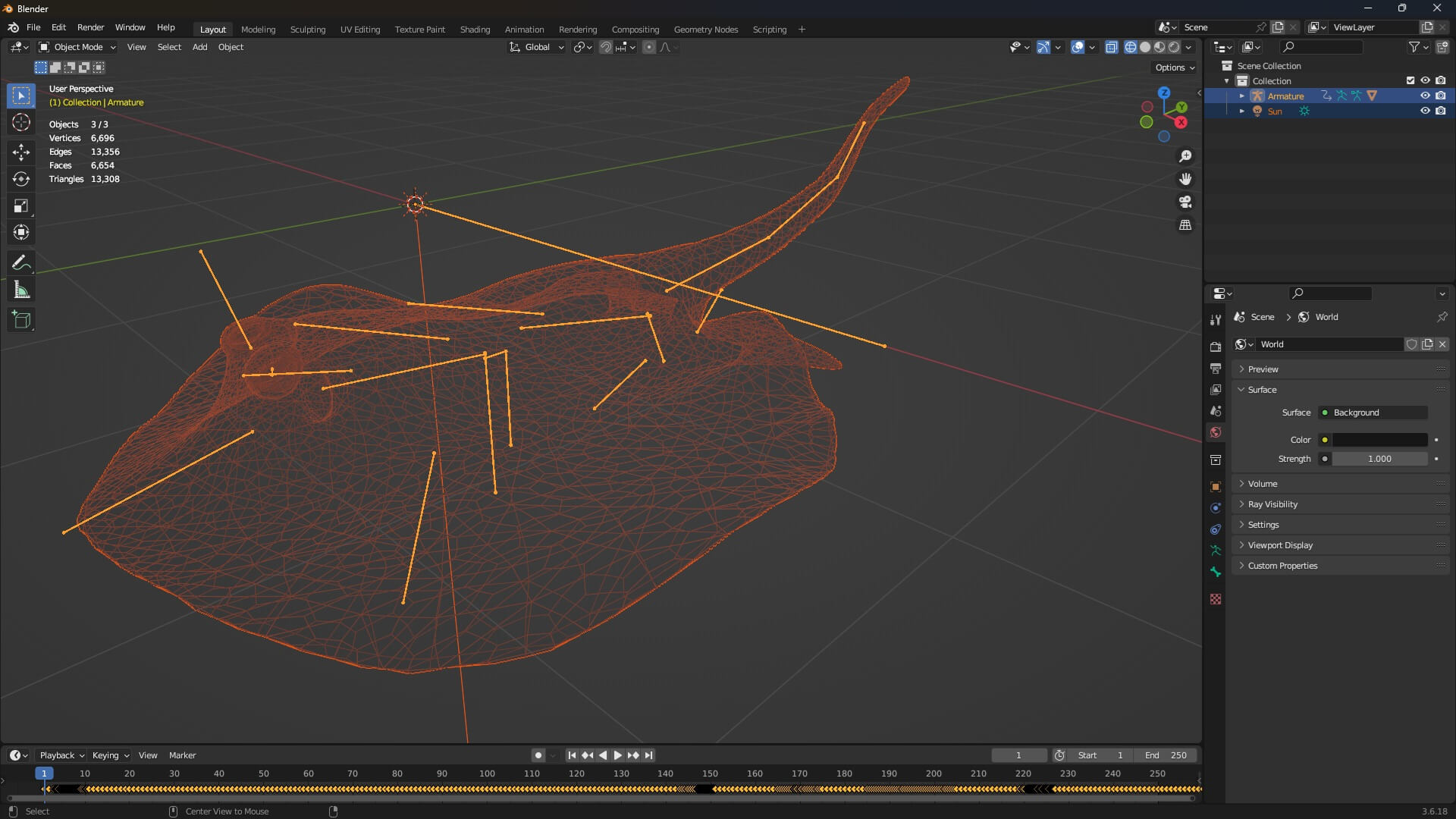 Ray Fish-A1-Animated 3D Animation by Animated3d