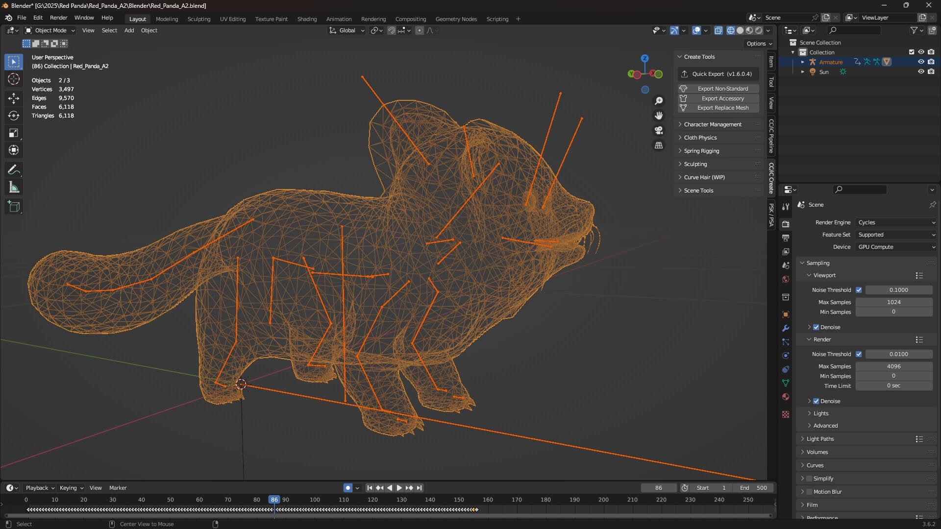 Red Panda-A2 3D Animation by Animated3d