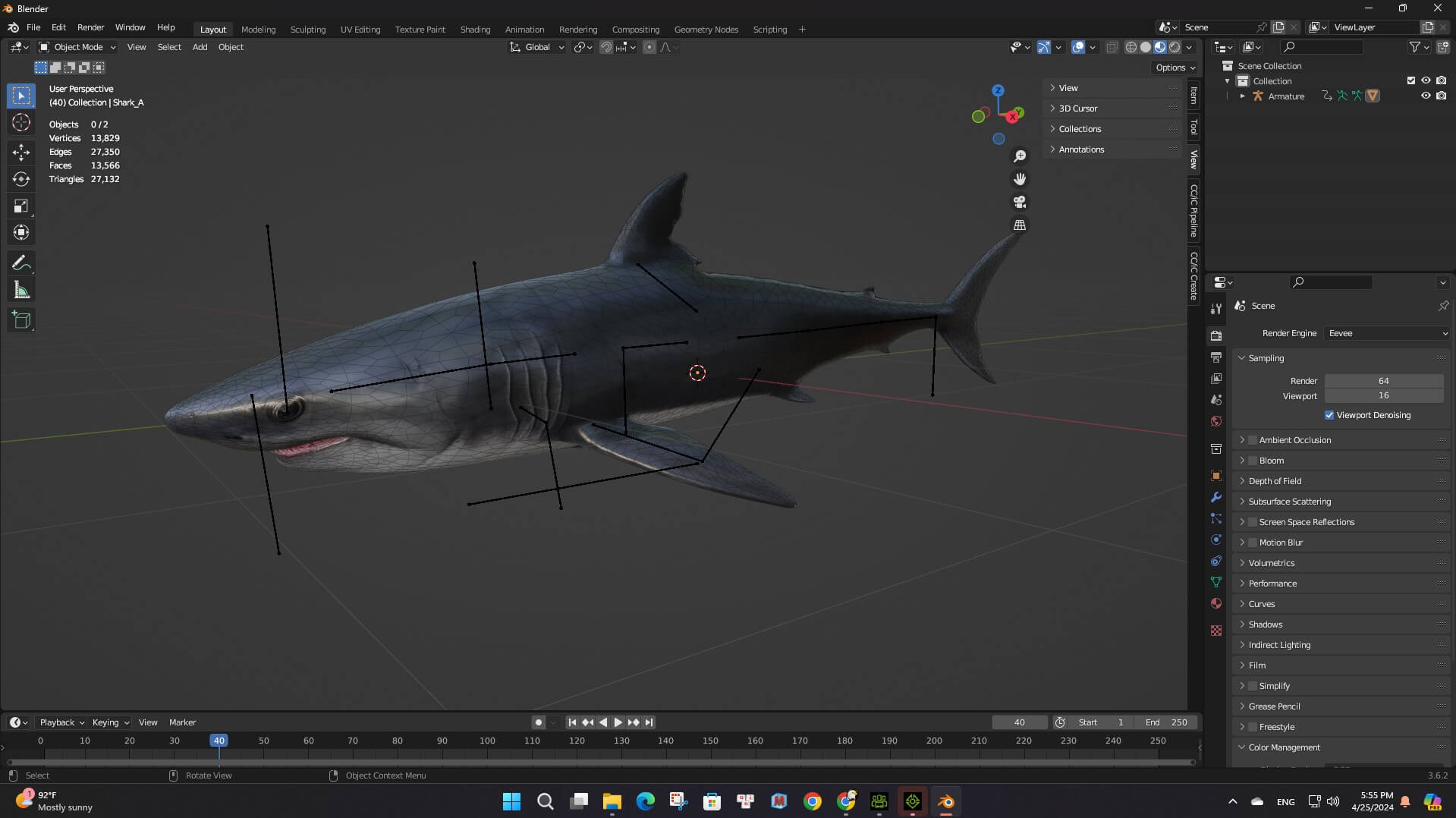 Shark-A1-Animated 3D Model by Animated3d