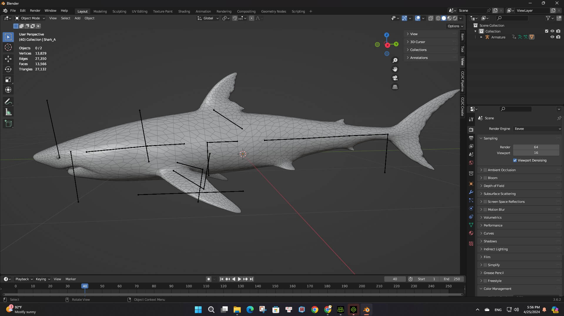 Shark-A1-Animated 3D Model by Animated3d