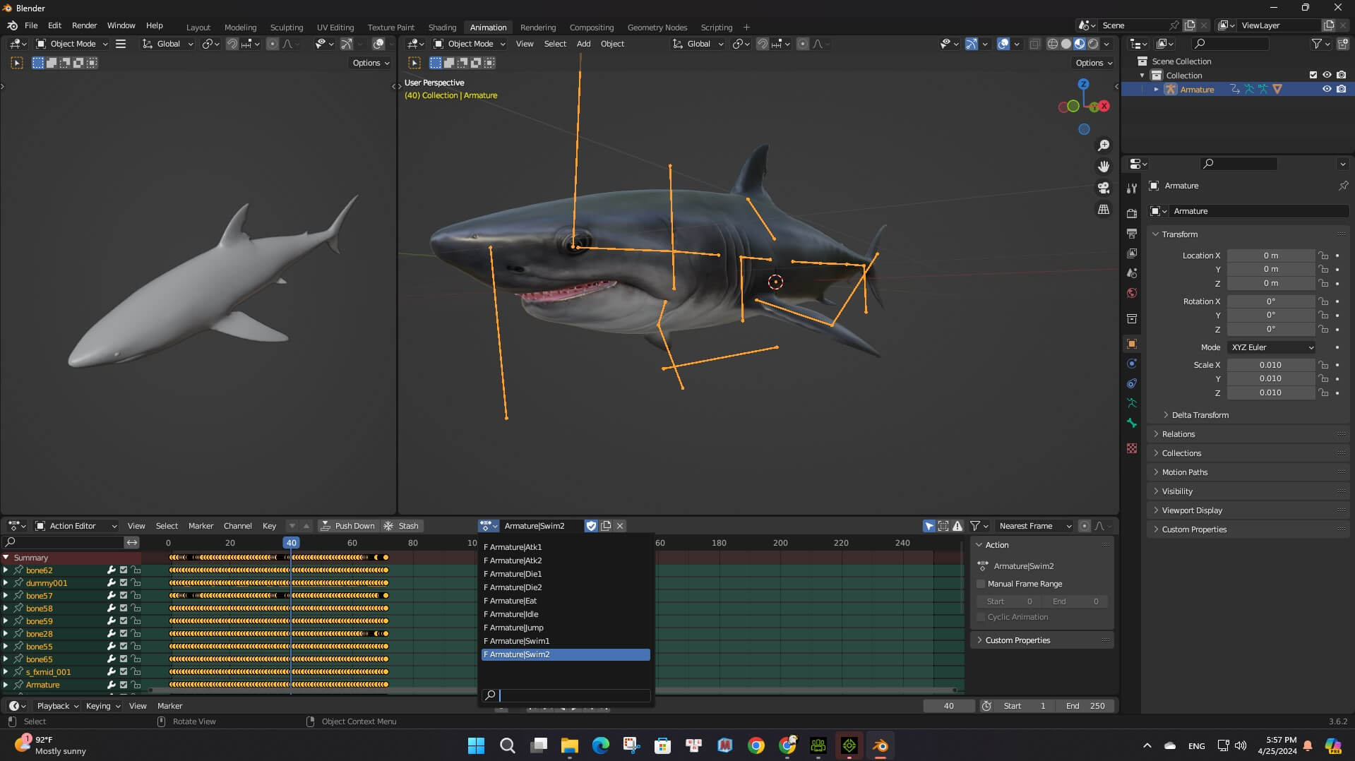 Shark-A1-Animated 3D Model by Animated3d