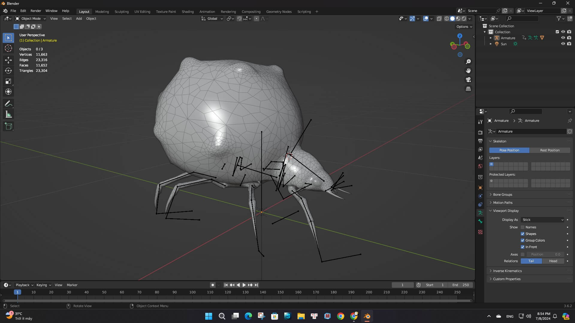 Spider-A1-Animated 3D Model by Animated3d
