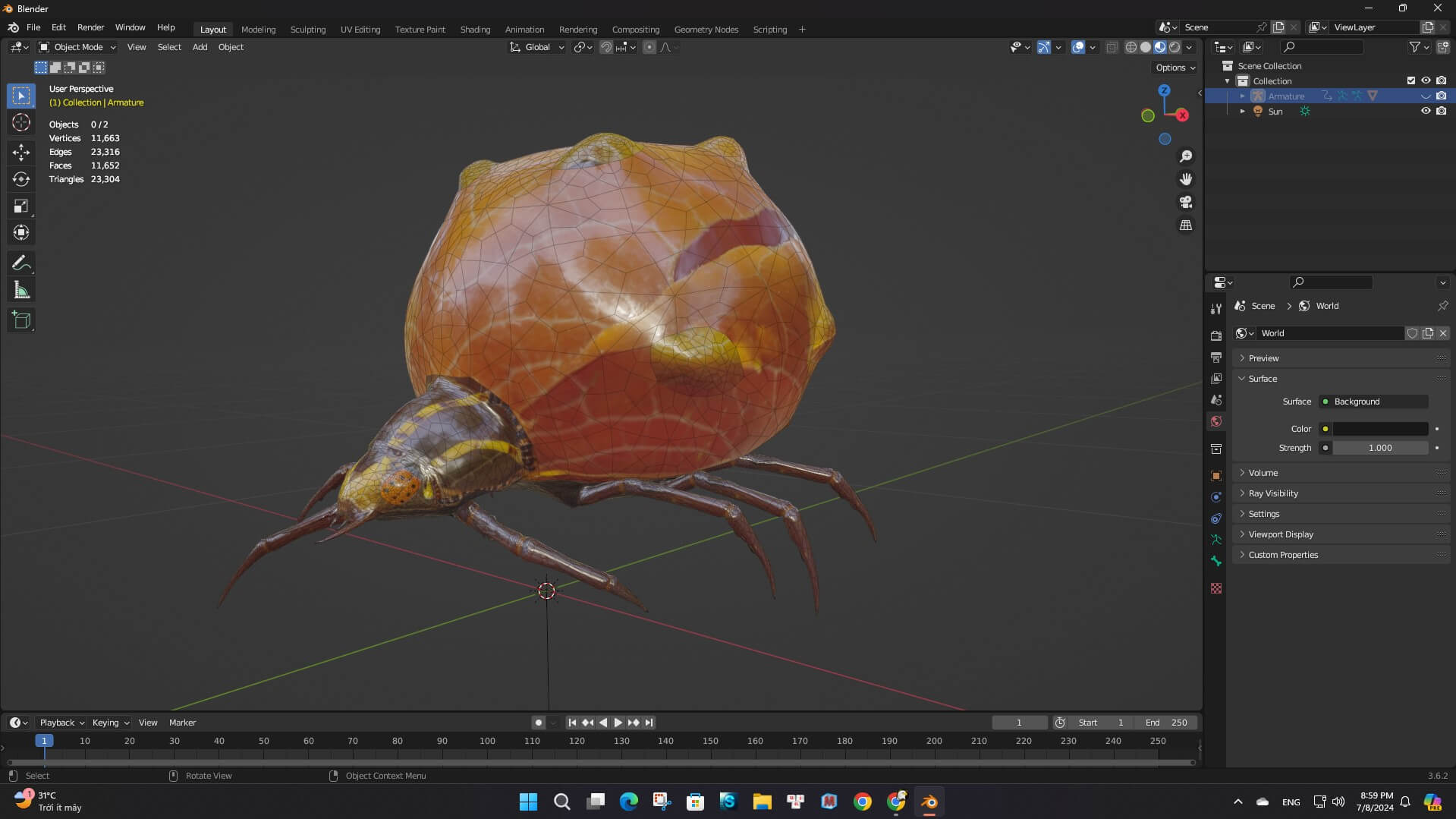 Spider-A2-Animated 3D Model by Animated3d