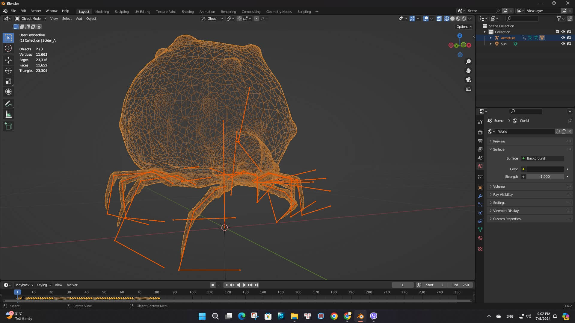 Spider-A3-Animated 3D Model by Animated3d