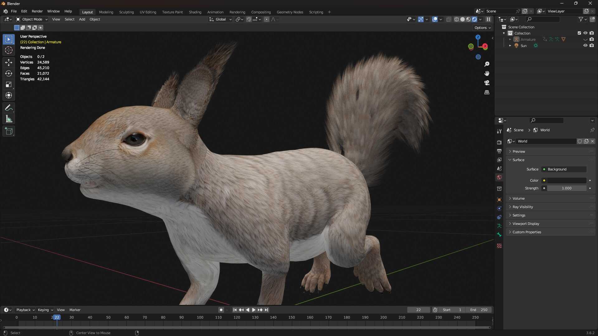 Squirrel-A1-Animated 3D Animation by Animated3d