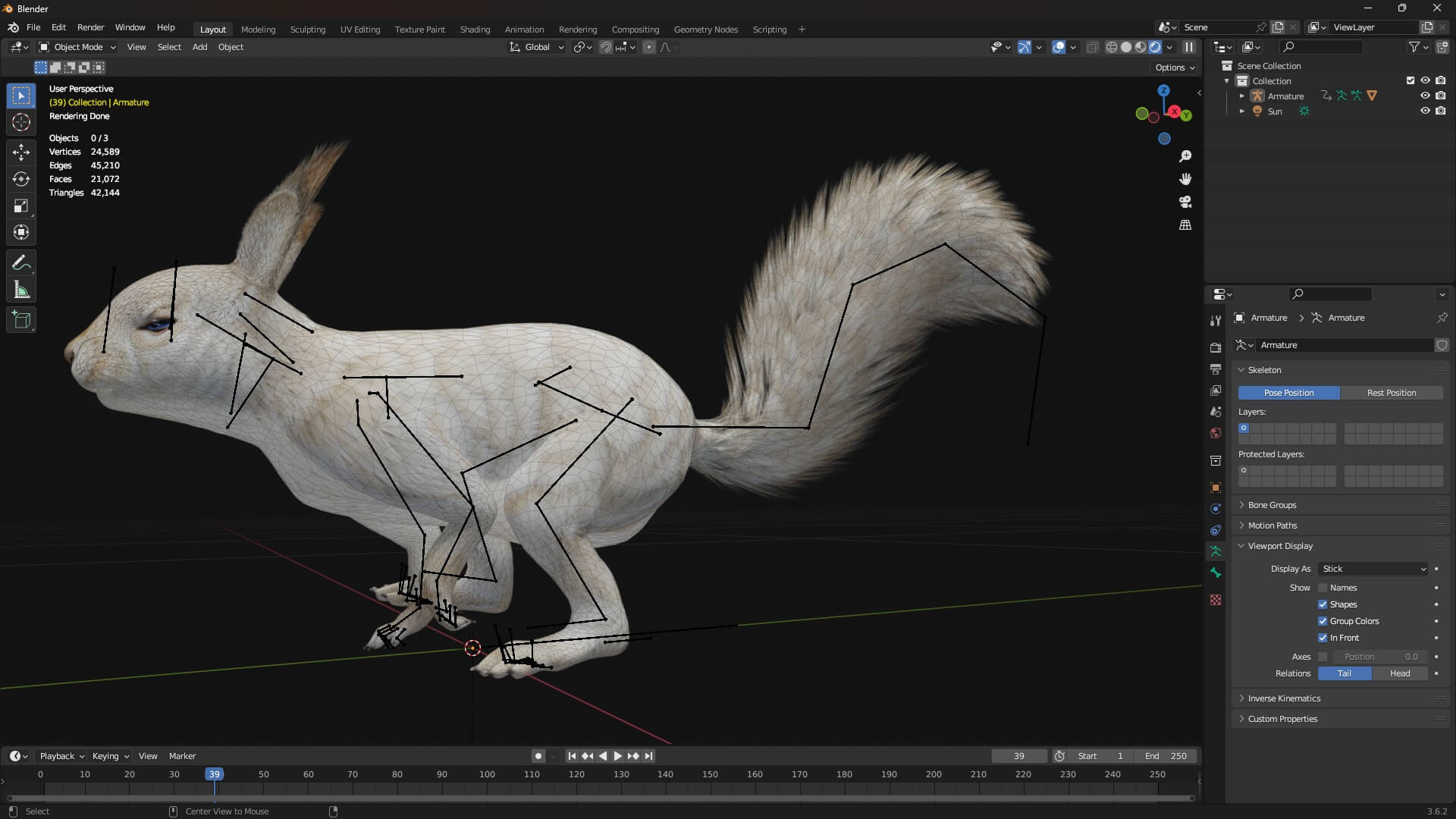 Squirrel-A2-Animated 3D Animation by Animated3d