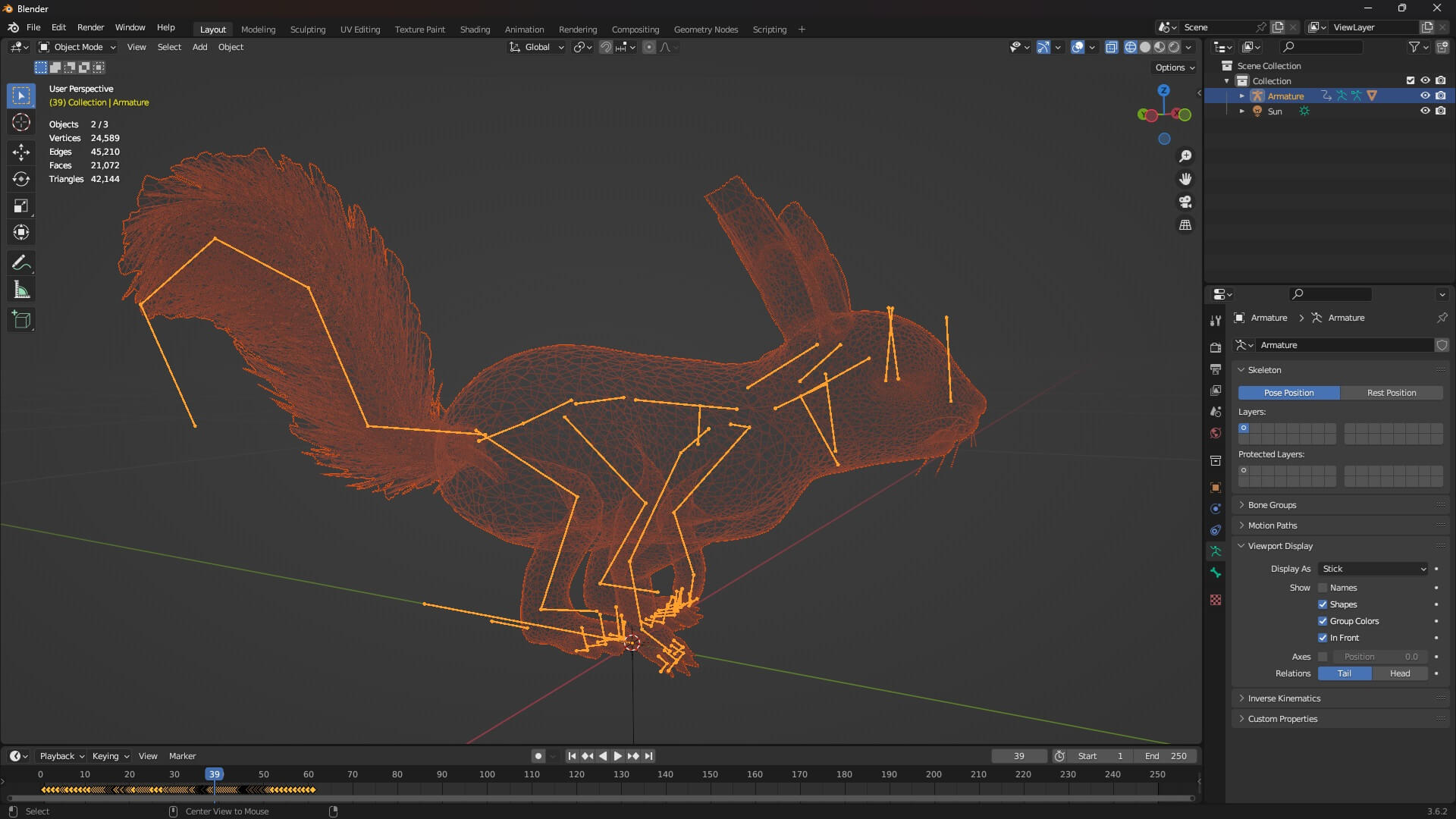 Squirrel-A2-Animated 3D Animation by Animated3d