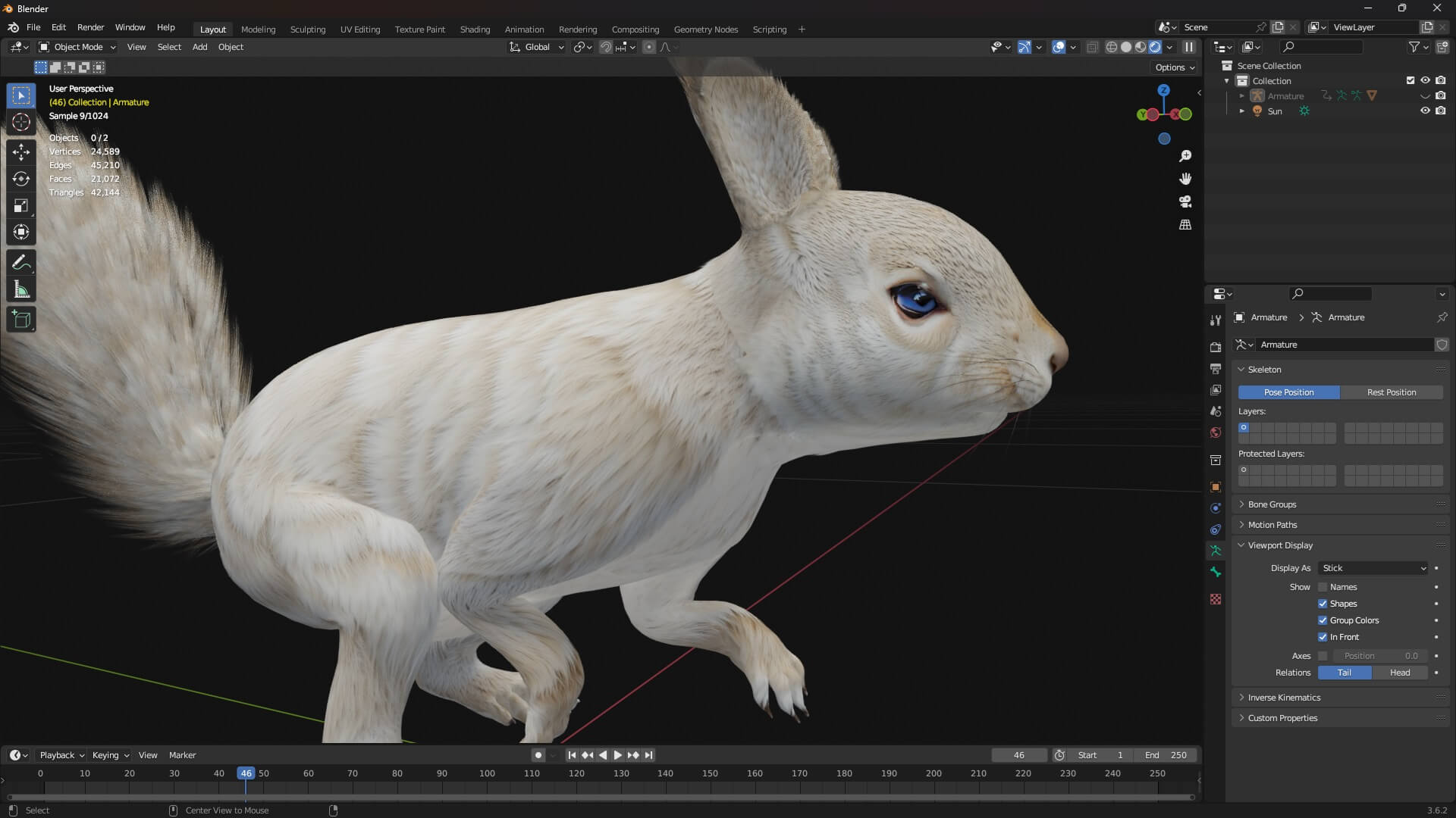 Squirrel-A2-Animated 3D Animation by Animated3d