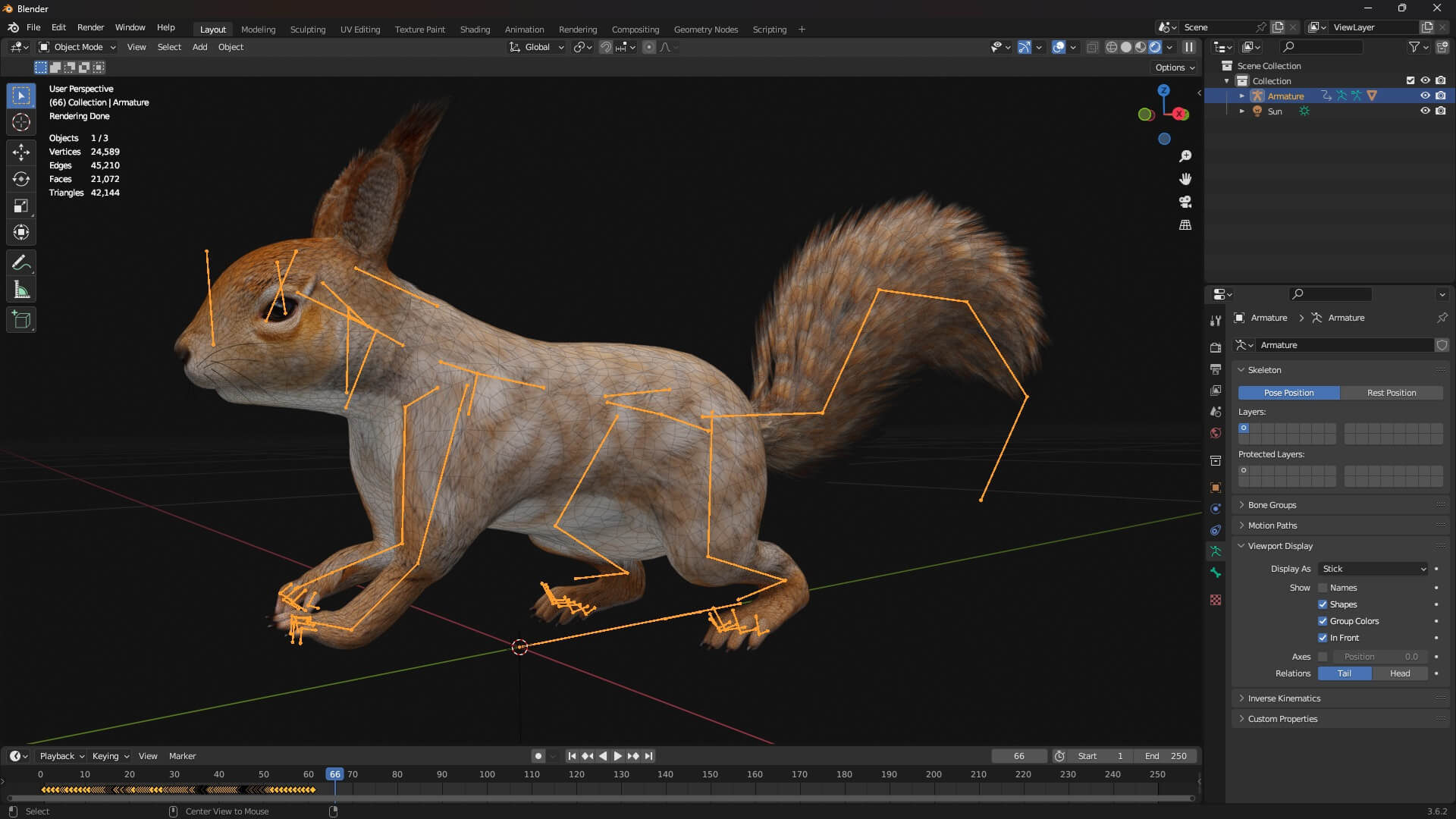 Squirrel-A3-Animated 3D Animation by Animated3d