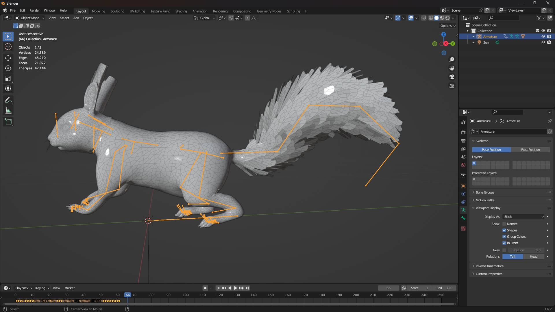Squirrel-A3-Animated 3D Animation by Animated3d