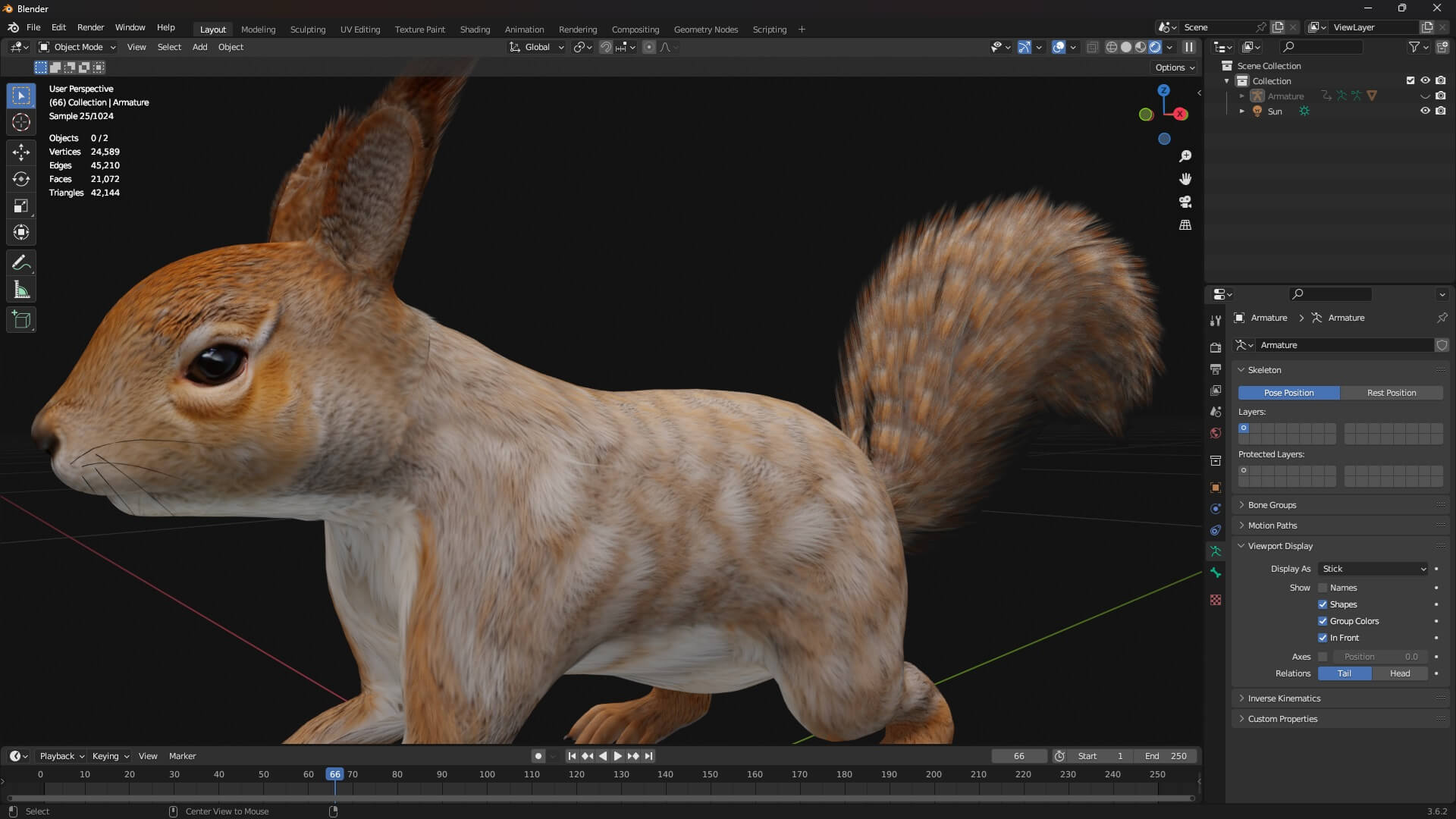 Squirrel-A3-Animated 3D Animation by Animated3d