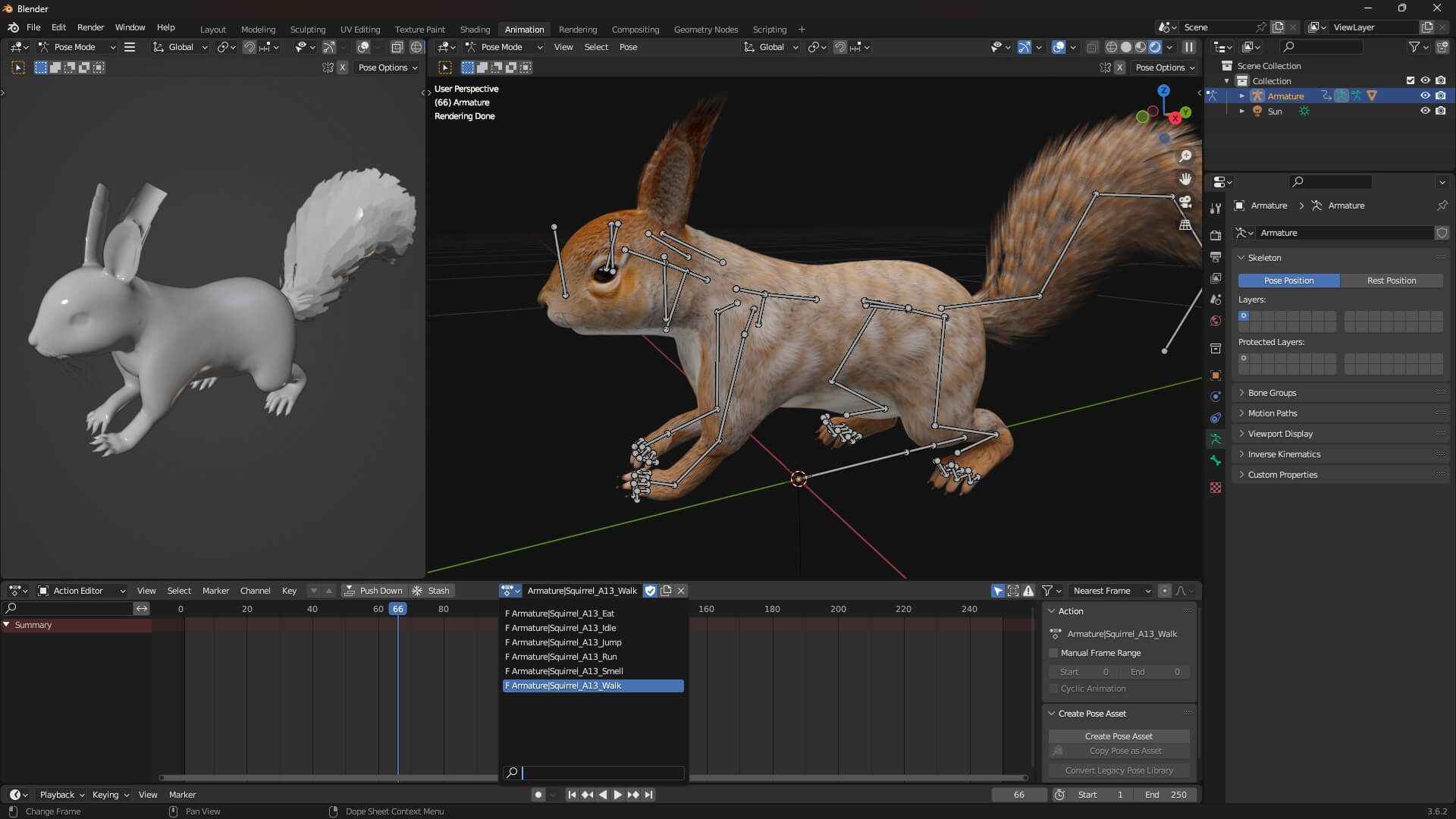 Squirrel-A3-Animated 3D Animation by Animated3d