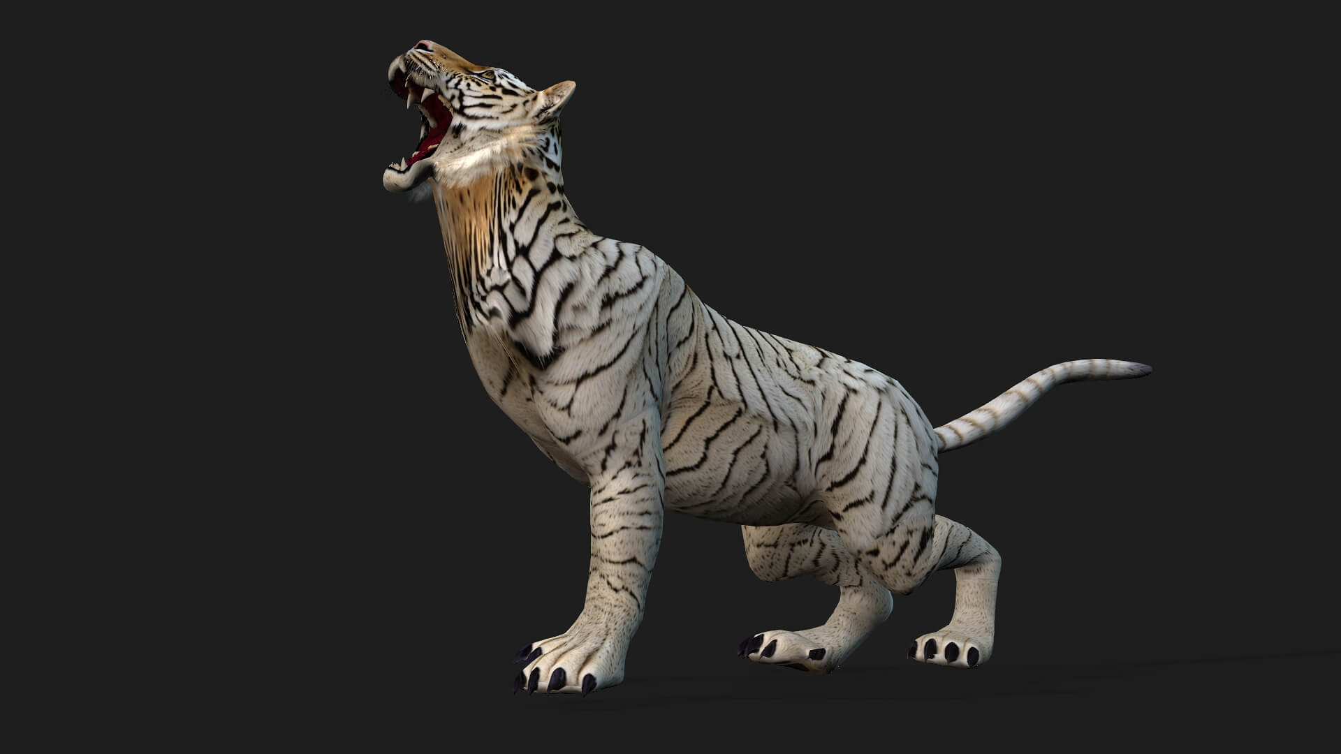 Tiger A1 Animated - 3D Model by Animated3d