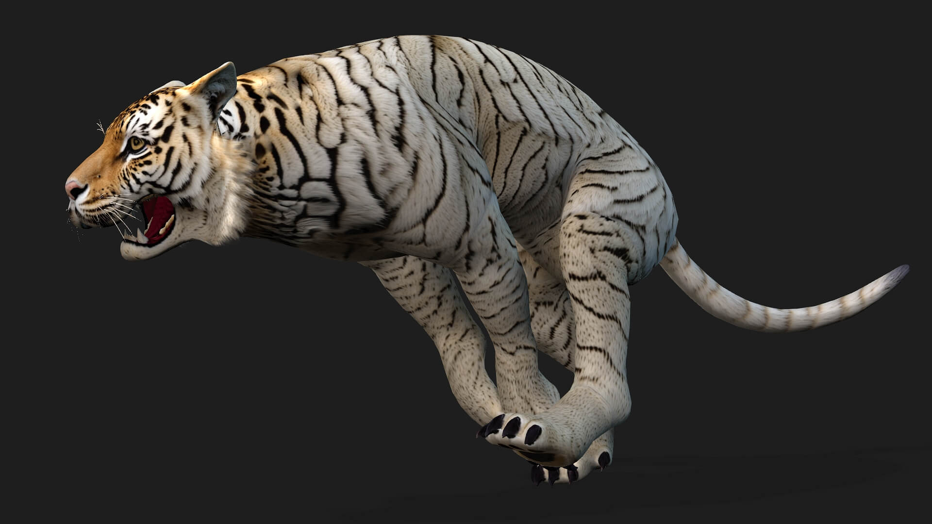 Tiger A1 Animated - 3D Model by Animated3d