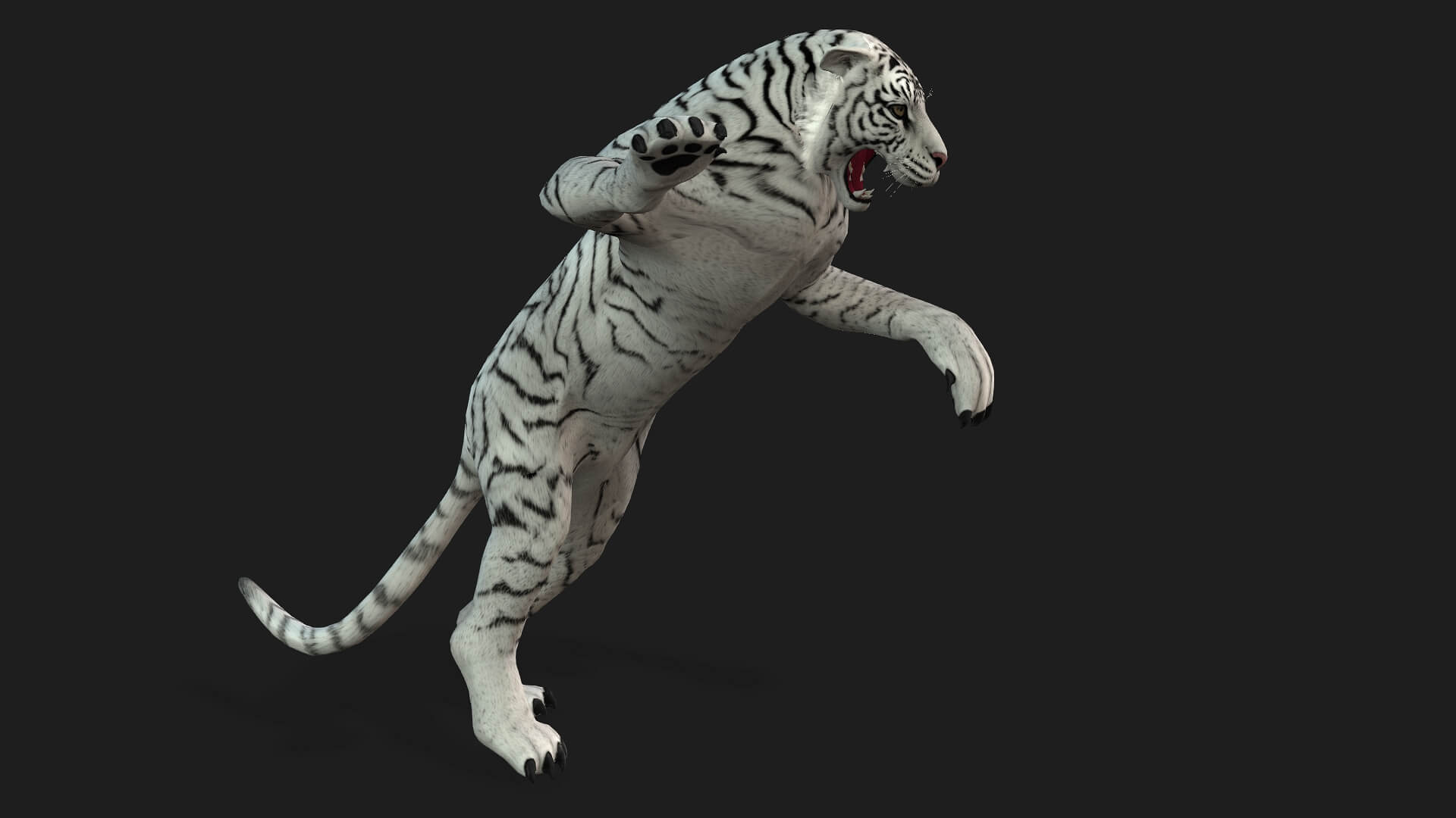 Tiger A2 Animated - 3D Model by Animated3d