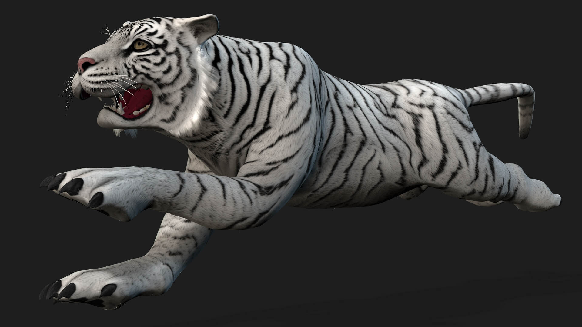 Tiger A2 Animated - 3D Model by Animated3d