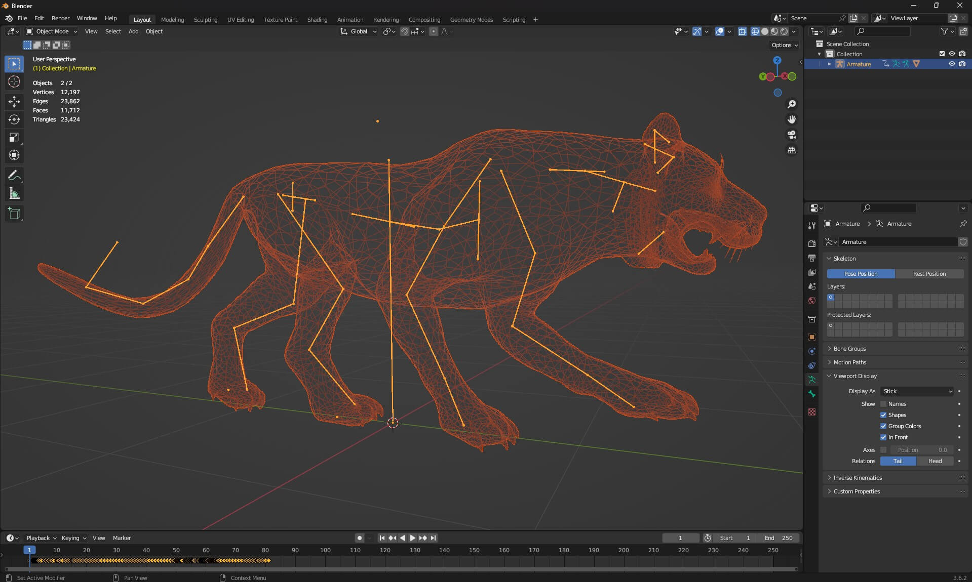 Tiger A3 Animated - 3D Model by Animated3d