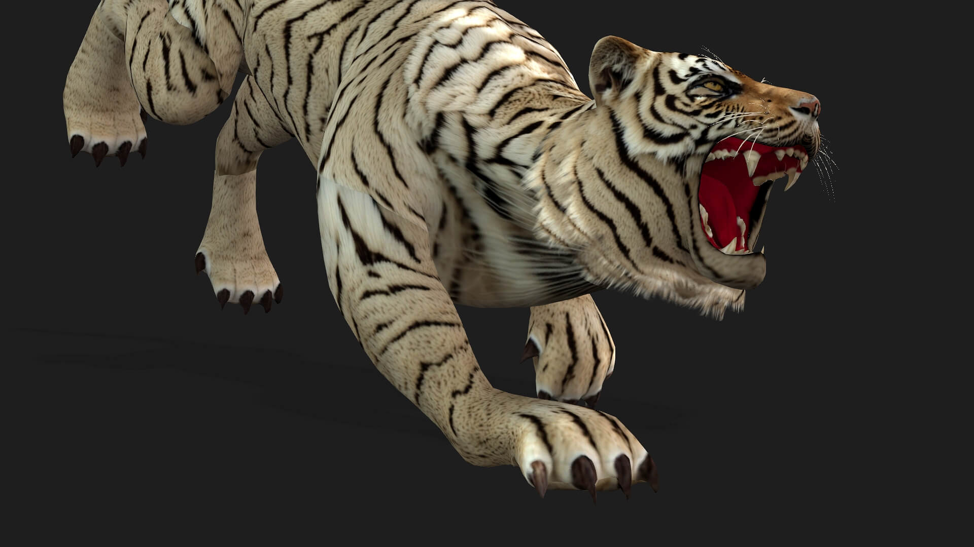 Tiger A6 Animated - 3D Model by Animated3d