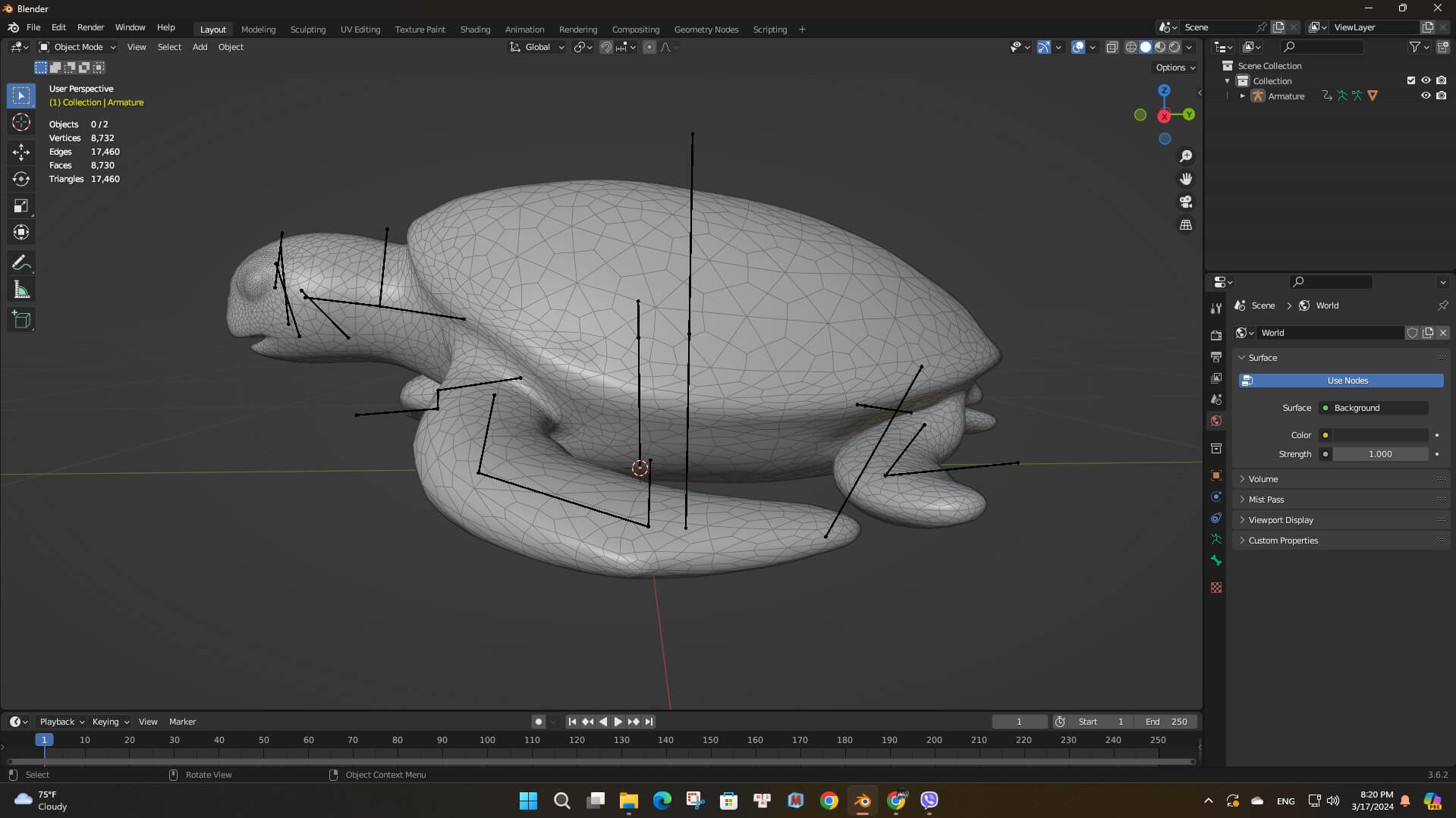 Turtle-A1-Animated 3D Model by Animated3d