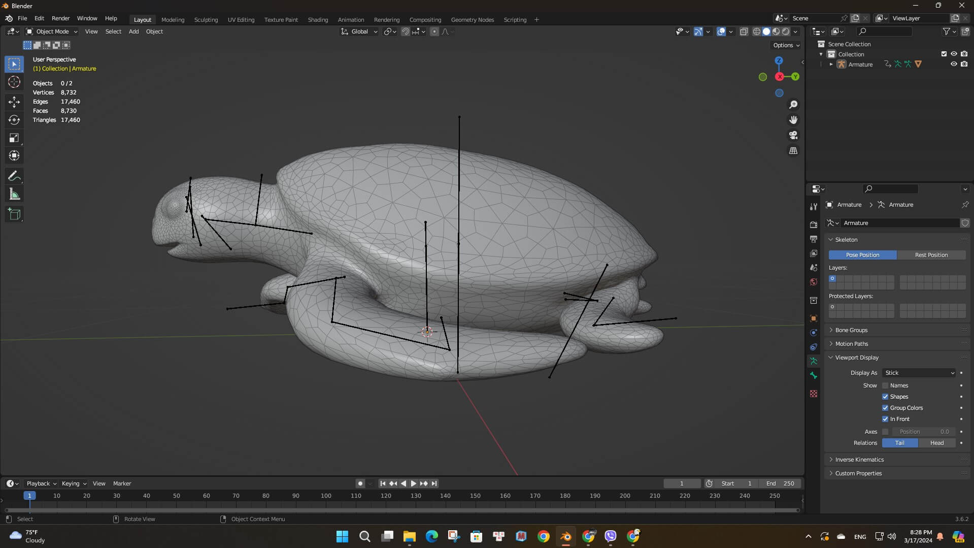 Turtle-A3-Animated 3D Model by Animated3d