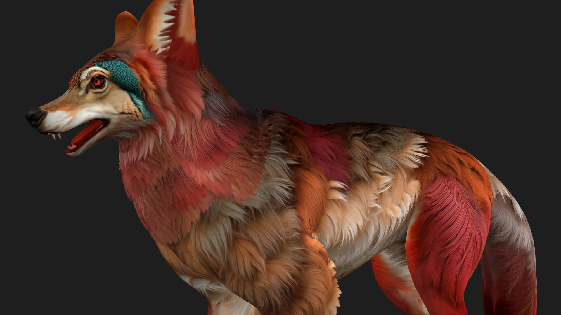 Wolf-A1-Animated 3D Animation by Animated3d