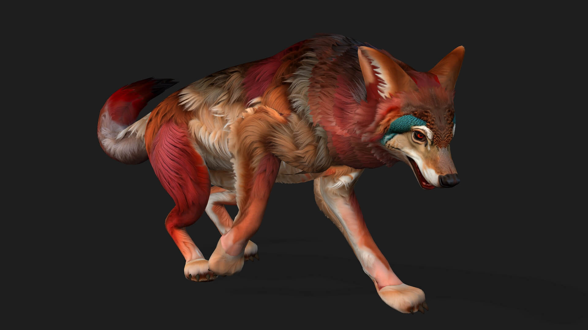 Wolf-A1-Animated 3D Animation by Animated3d