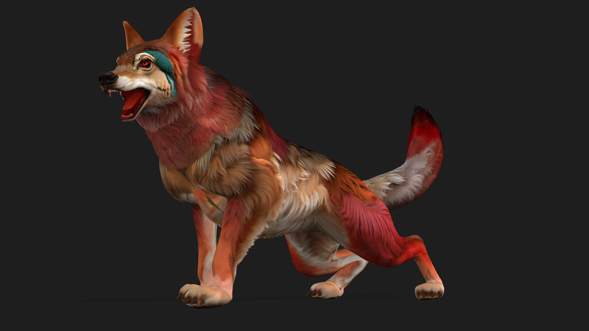 Wolf-A1-Animated 3D Animation by Animated3d
