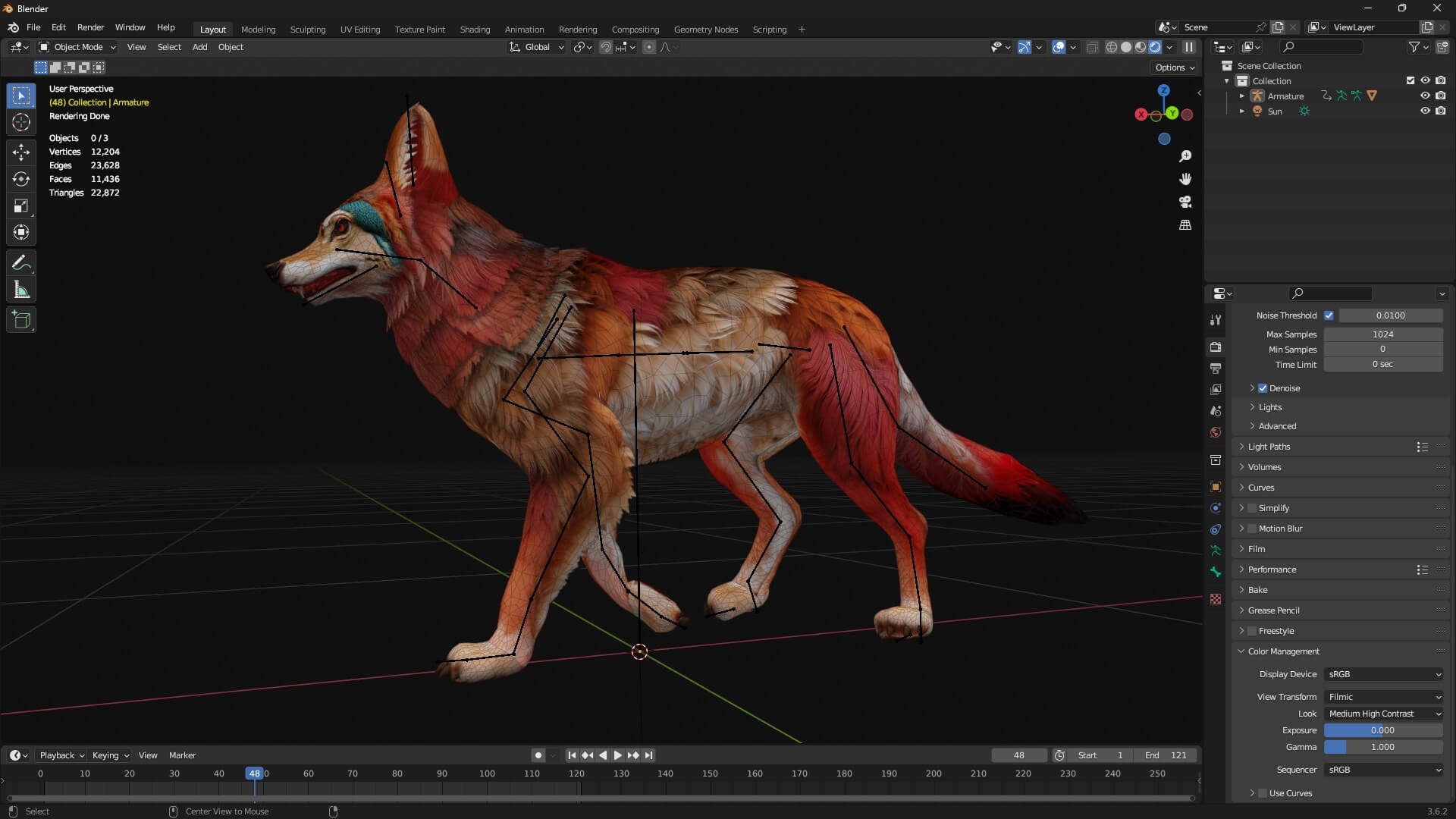 Wolf-A1-Animated 3D Animation by Animated3d