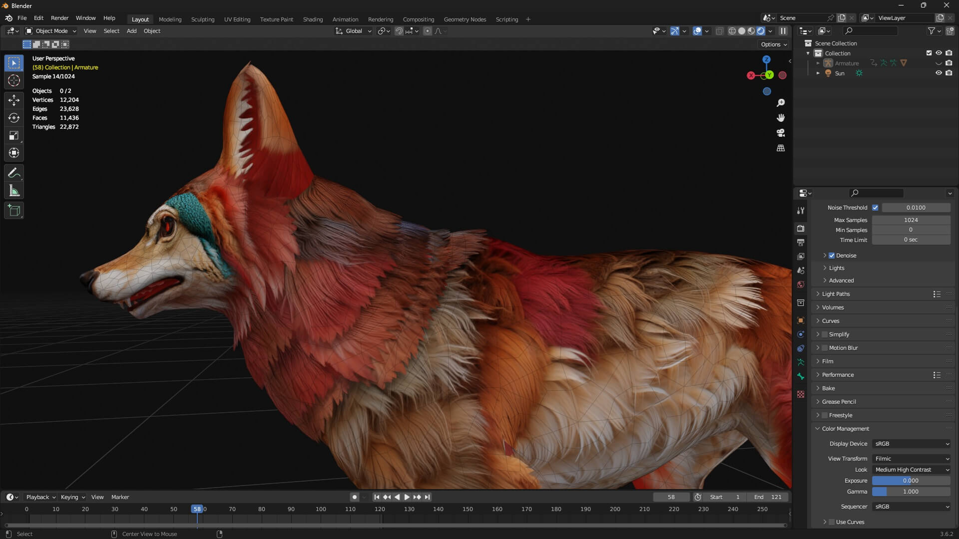 Wolf-A1-Animated 3D Animation by Animated3d