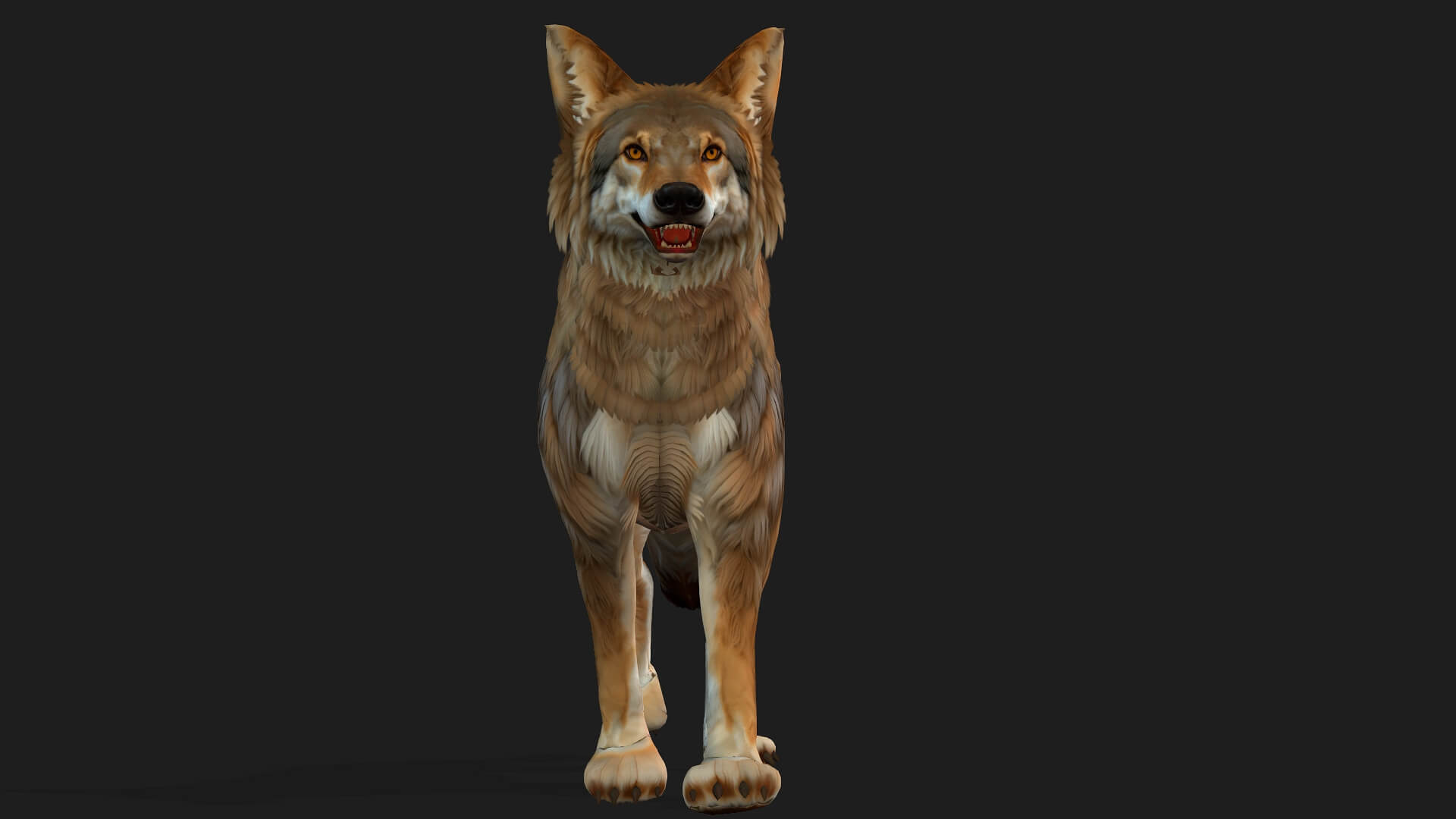 Wolf-A2-Animated 3D Animation by Animated3d