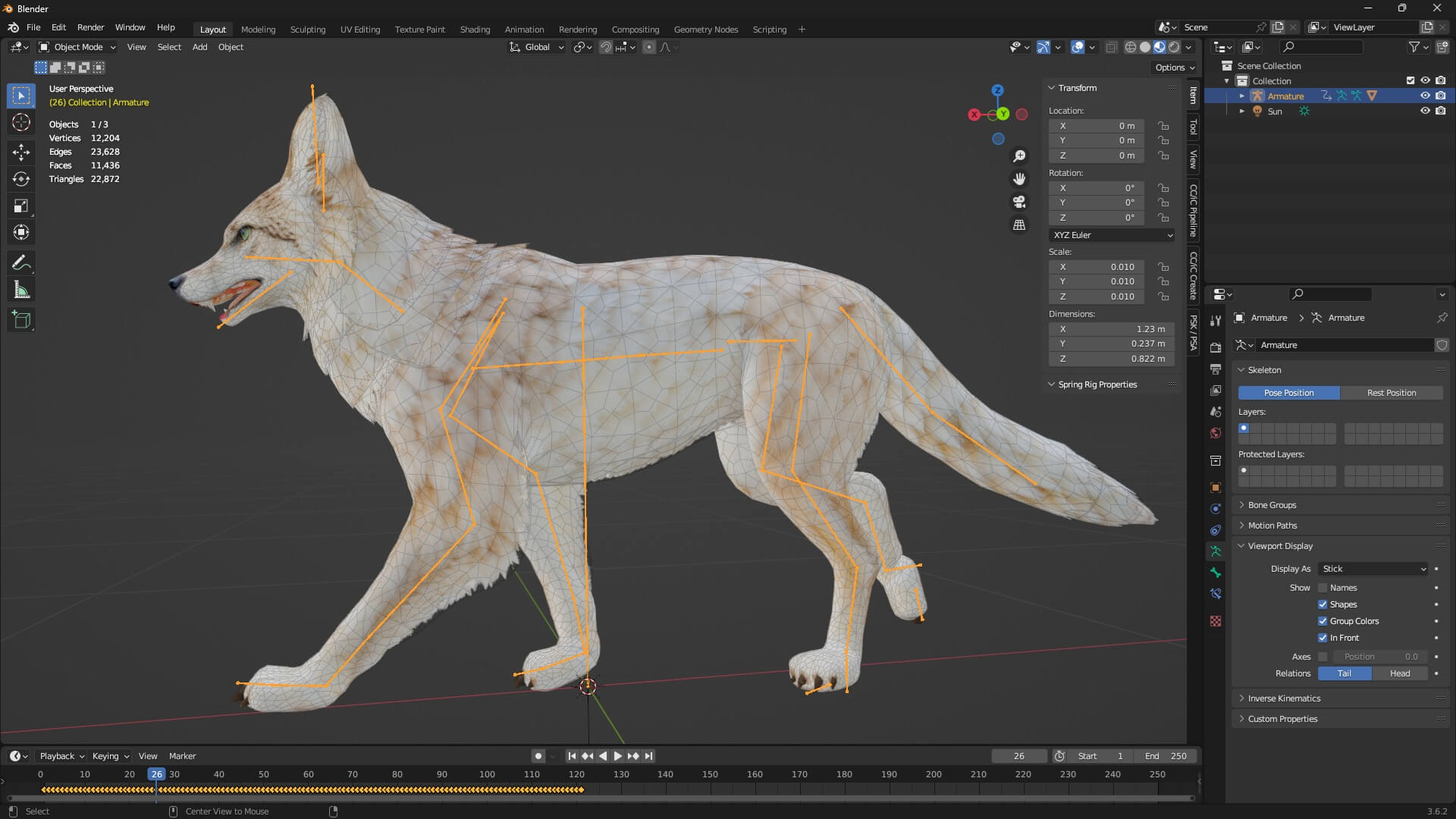 Wolf-A4-Animated 3D Animation by Animated3d