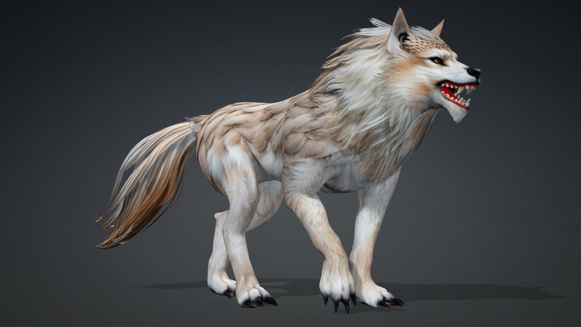 Wolf-B2-Animated 3D Animation by Animated3d