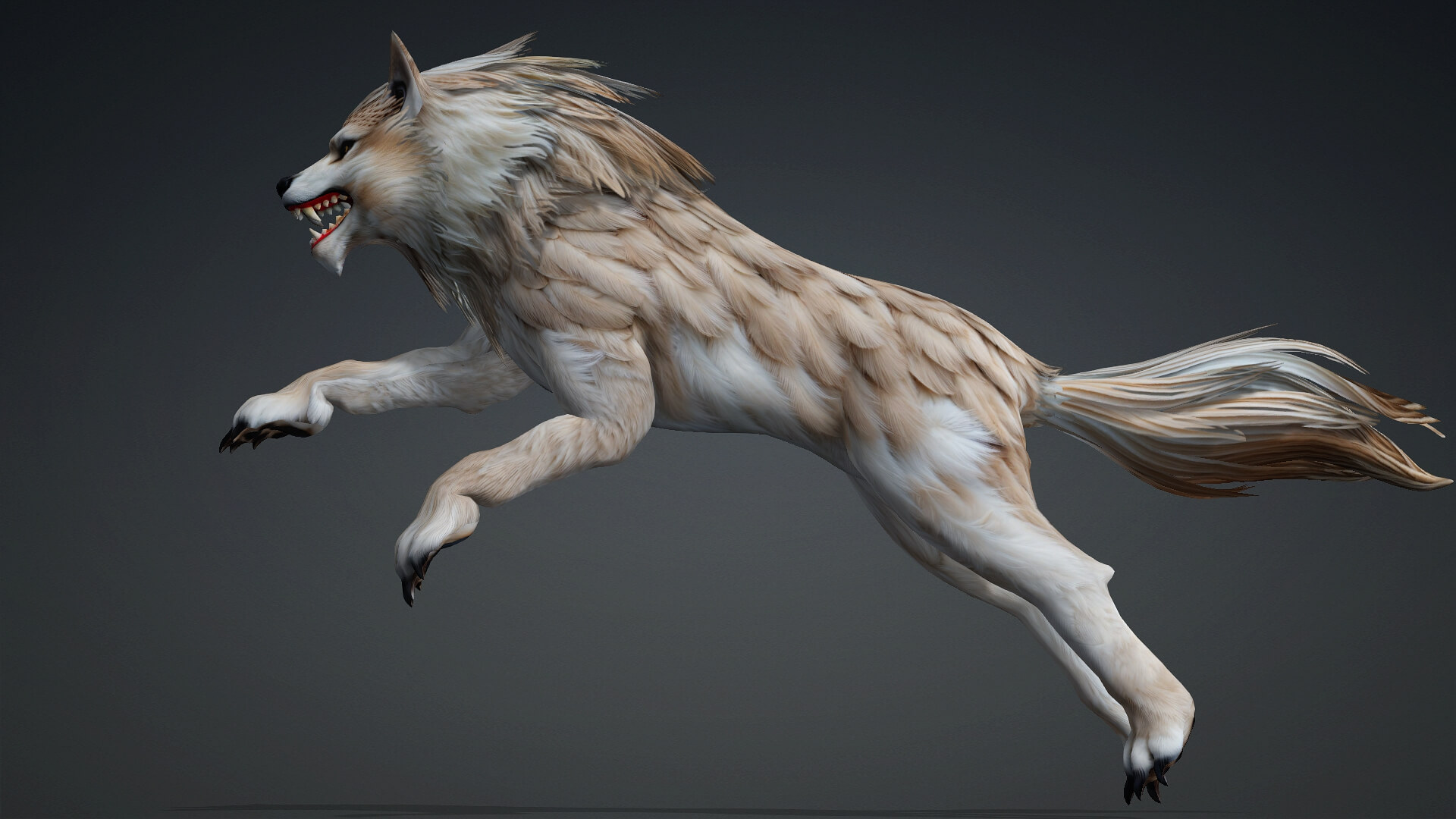 Wolf-B2-Animated 3D Animation by Animated3d