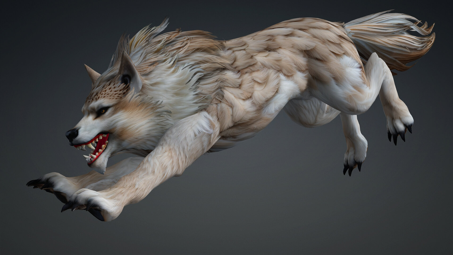 Wolf-B2-Animated 3D Animation by Animated3d
