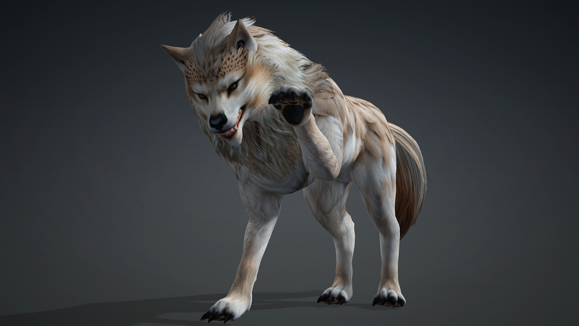 Wolf-B2-Animated 3D Animation by Animated3d