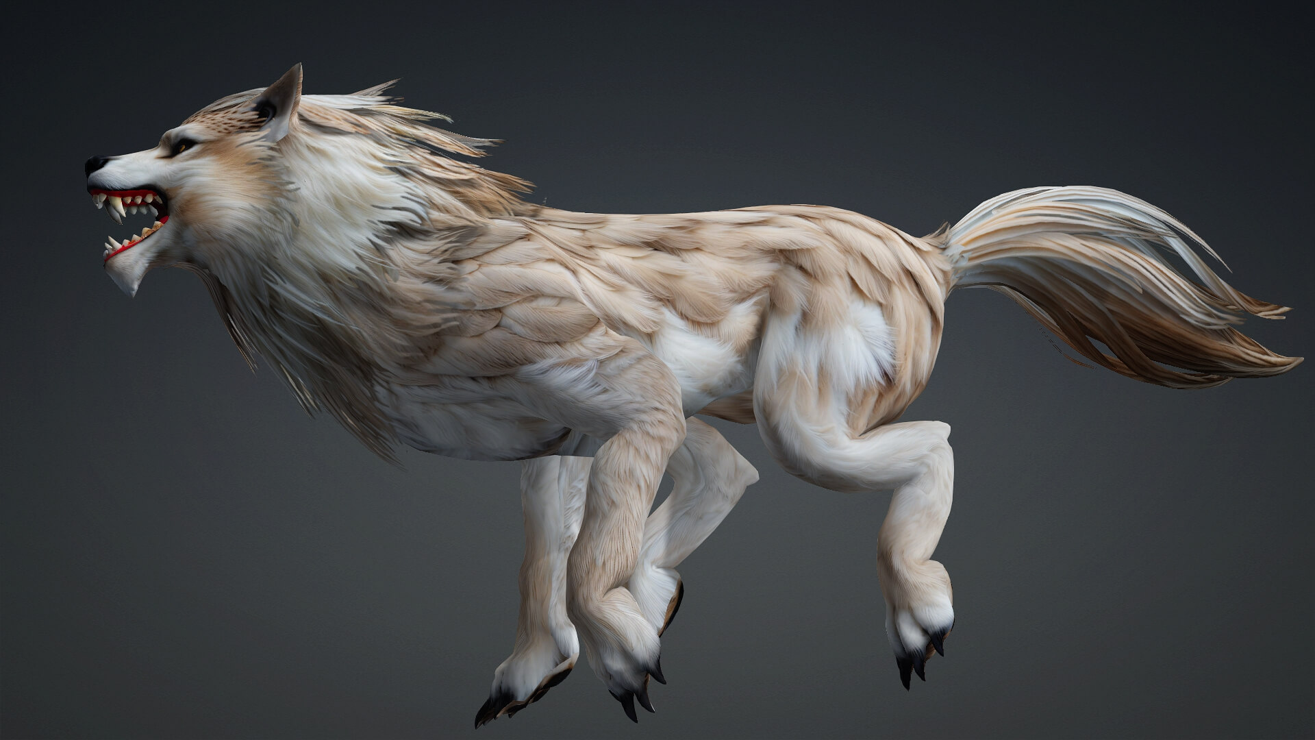 Wolf-B2-Animated 3D Animation by Animated3d