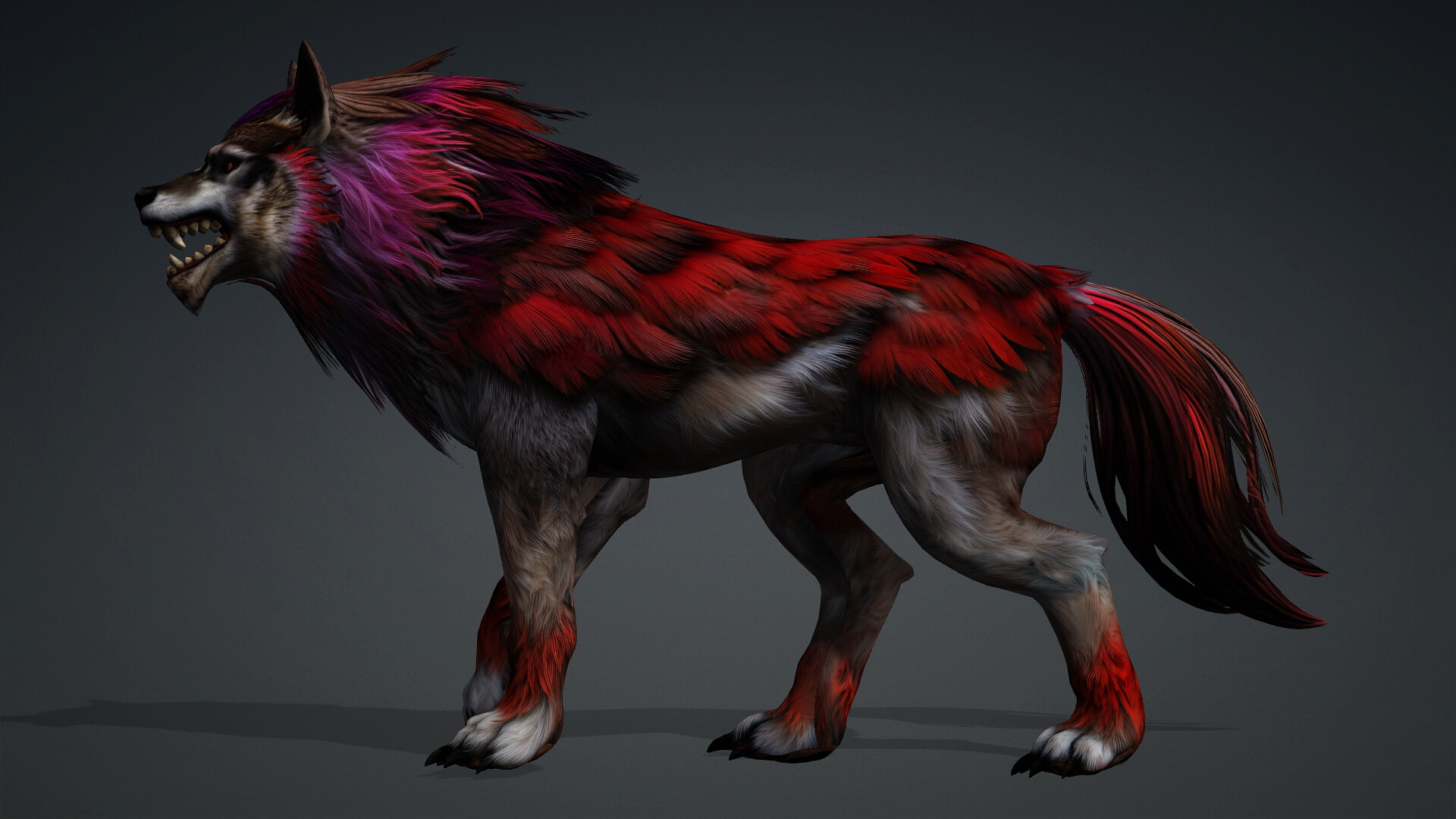 Wolf-B3-Animated 3D Animation by Animated3d