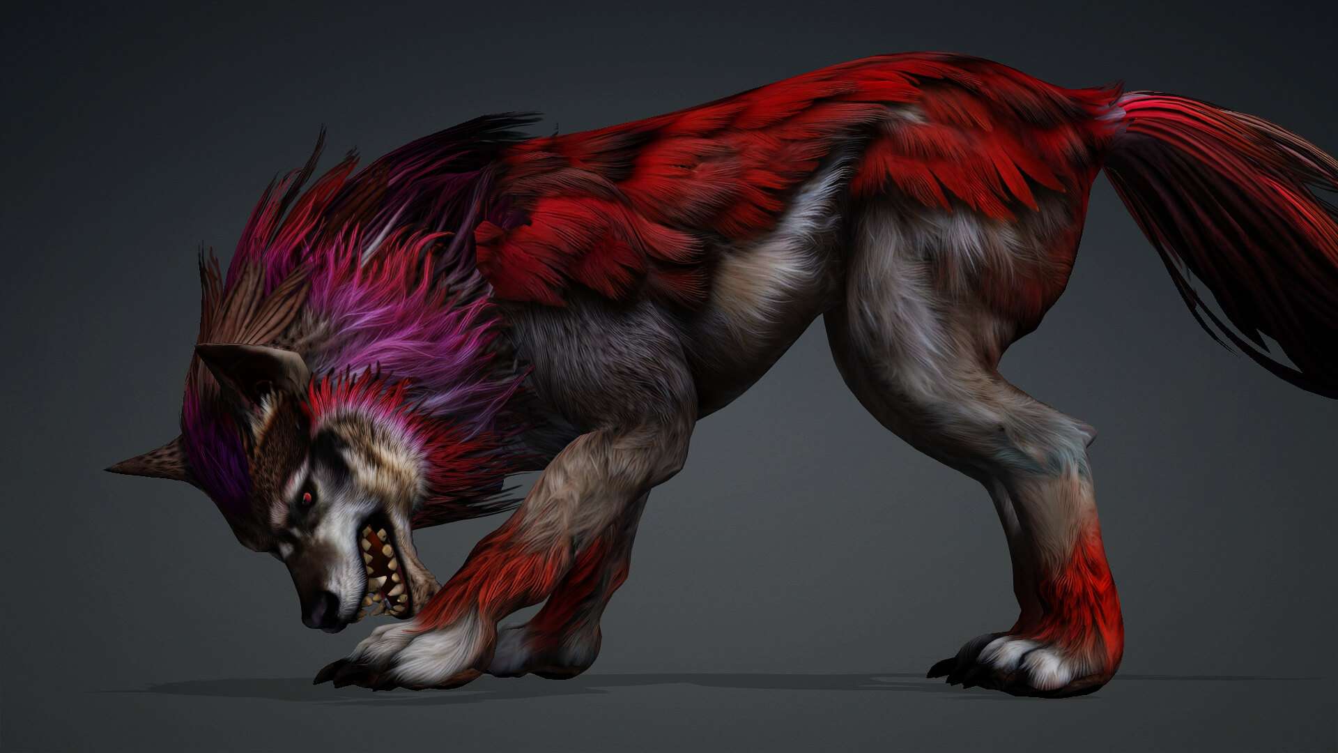 Wolf-B3-Animated 3D Animation by Animated3d