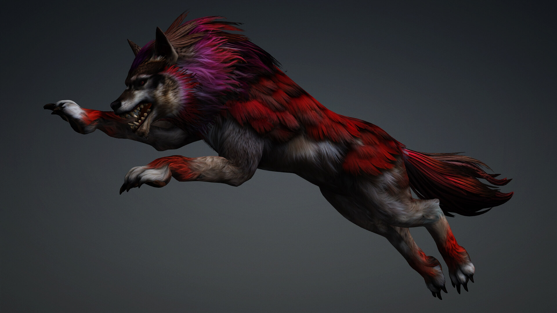 Wolf-B3-Animated 3D Animation by Animated3d