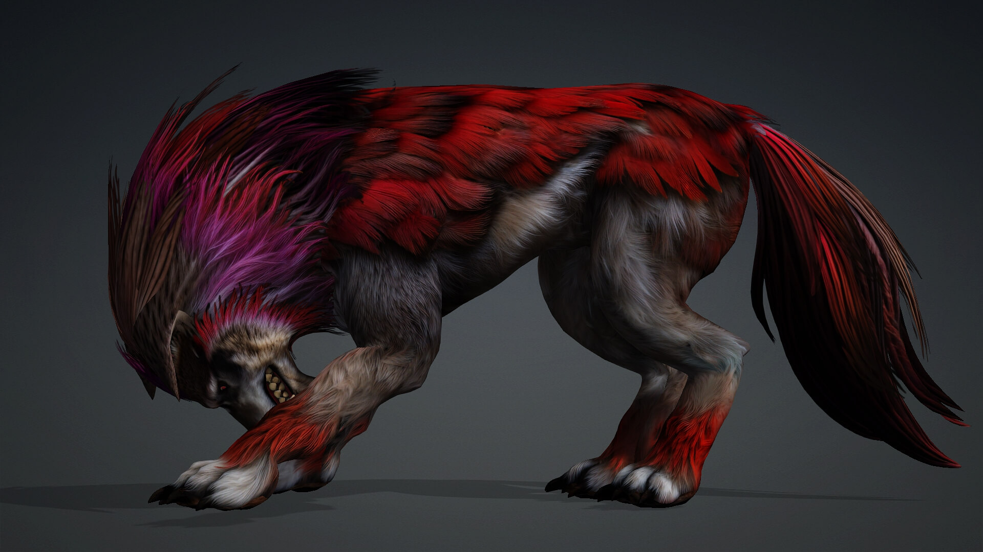 Wolf-B3-Animated 3D Animation by Animated3d