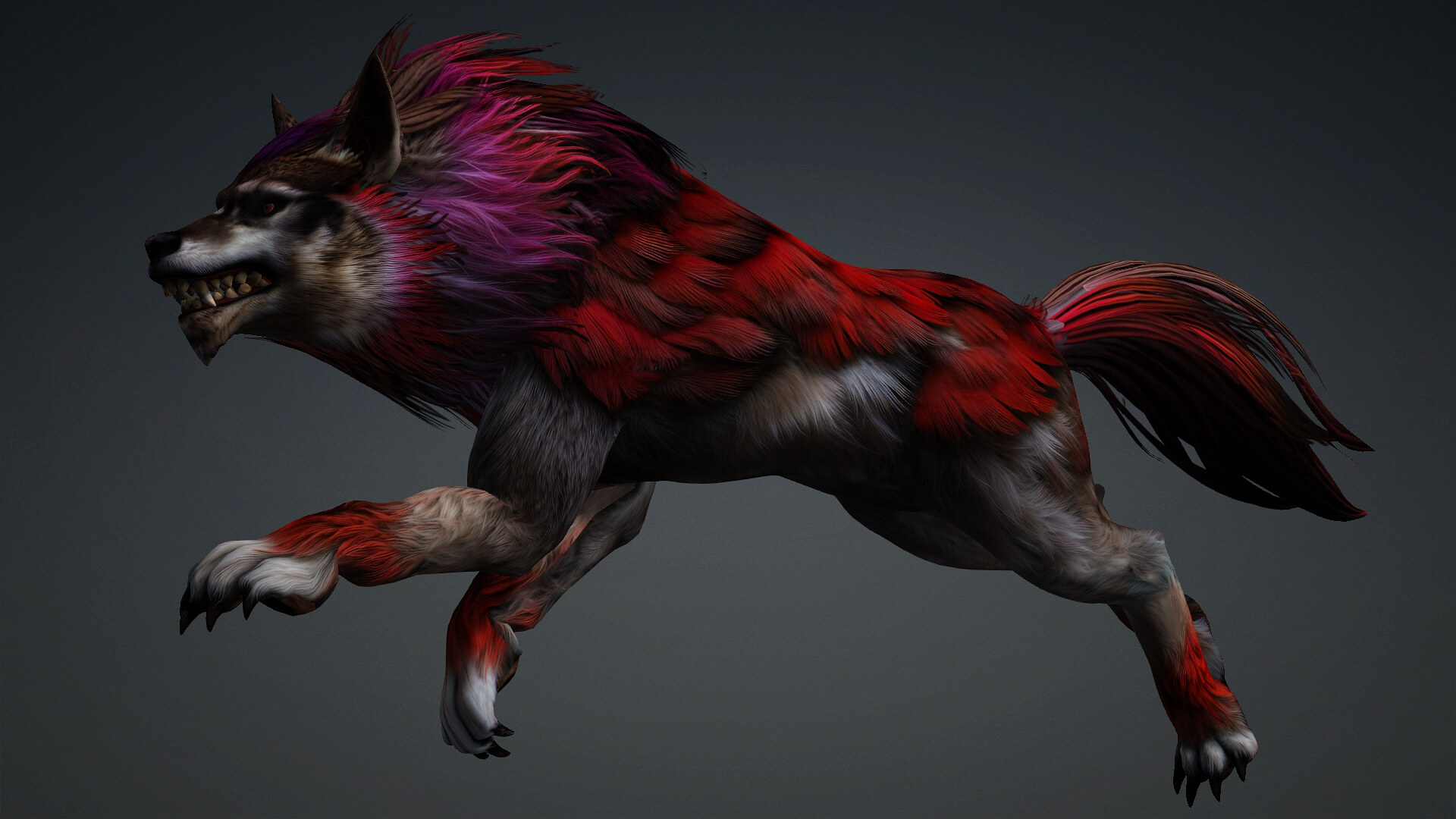 Wolf-B3-Animated 3D Animation by Animated3d