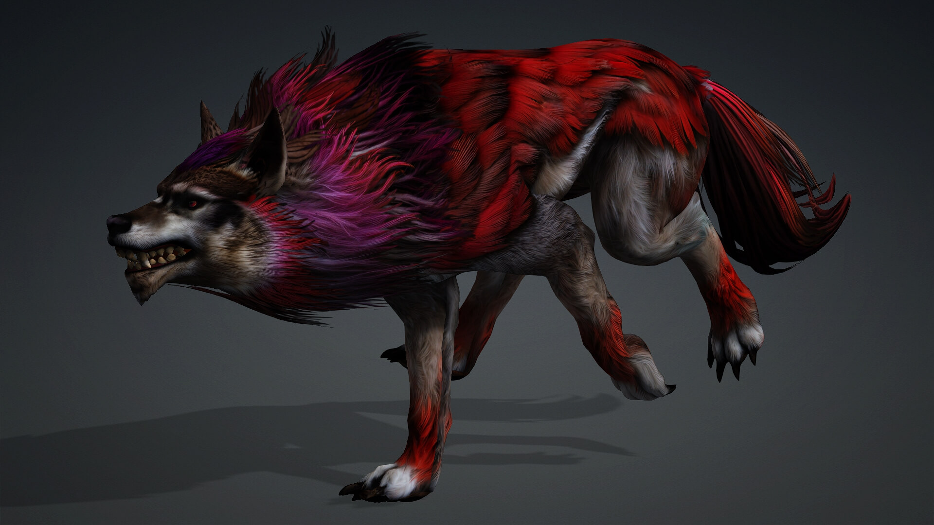 Wolf-B3-Animated 3D Animation by Animated3d